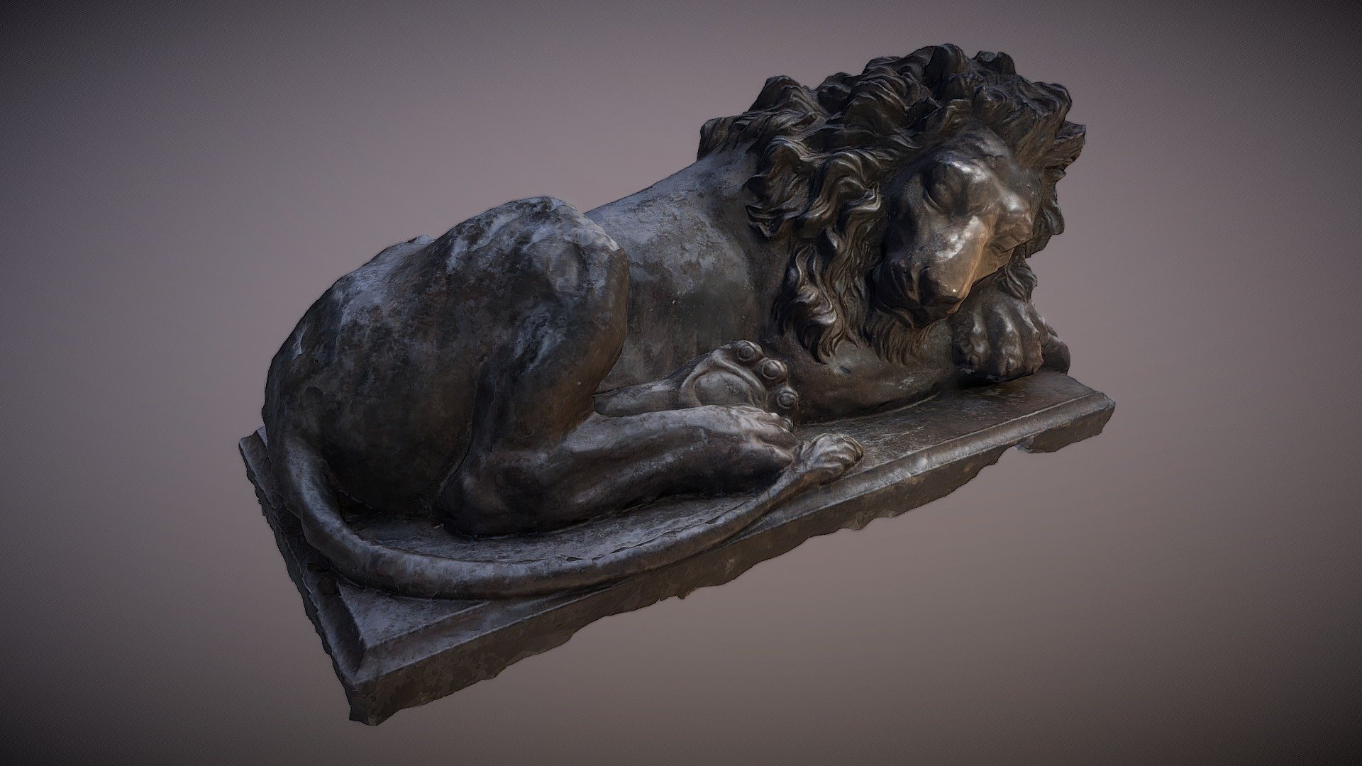 Lion sculpture photogrammetry highpoly 3D model - Buy Royalty Free 3D ...