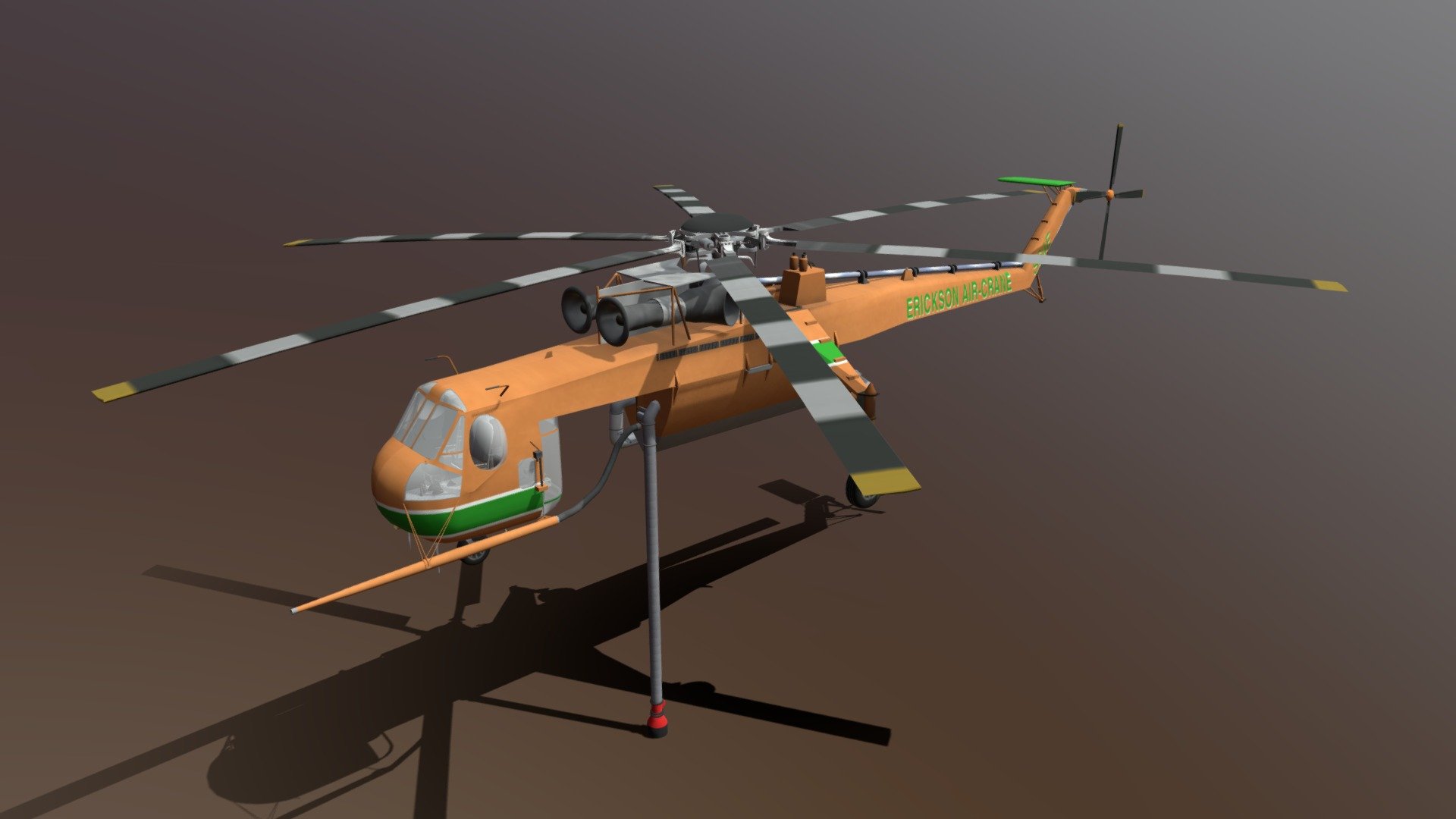 Sikorsky S-64 SkyCrane Water Tank - Download Free 3D model by helijah ...