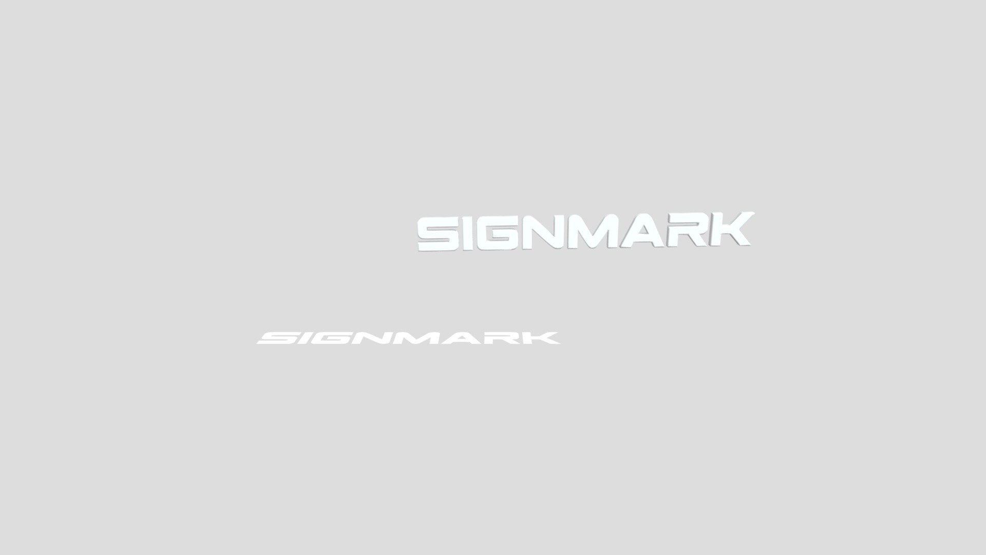SIGNMARK - 3D model by gmarkemil [b7f01ba] - Sketchfab