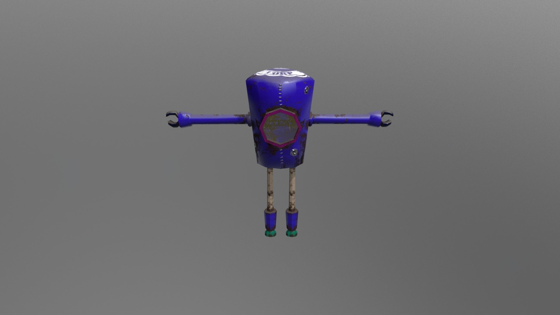 robot2 - 3D model by oplanas (@onari) [b7f232f] - Sketchfab