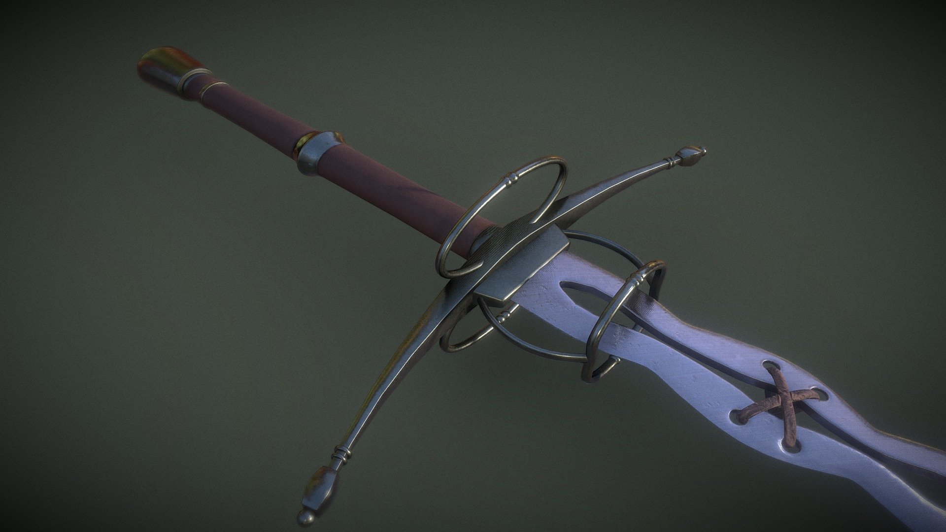 Wolf - Sword / Волк - Меч - Download Free 3D model by mypPi [b7f3f6b ...
