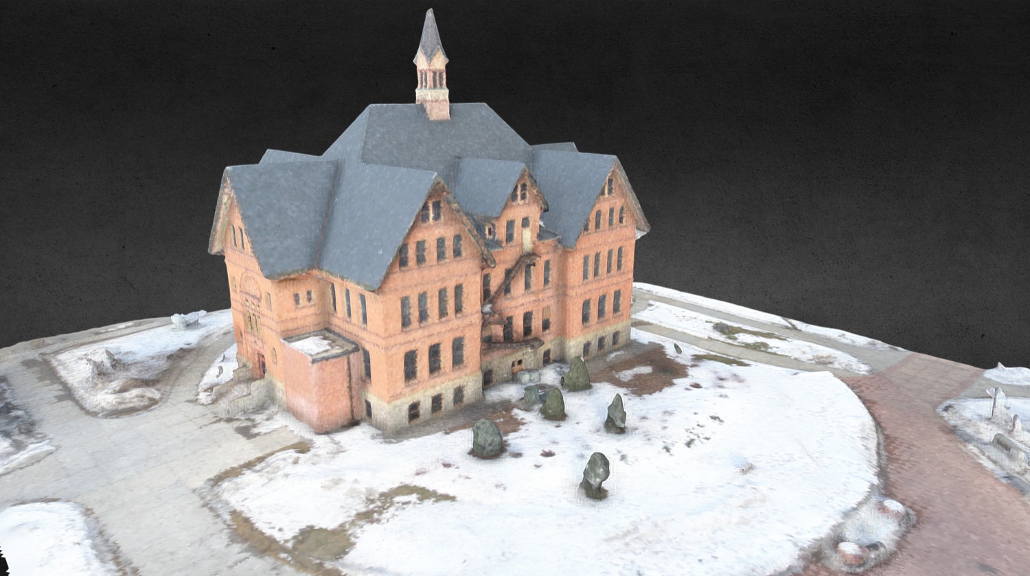 Montana Hall MSU, USA - Download Free 3D model by Archéomatique ...