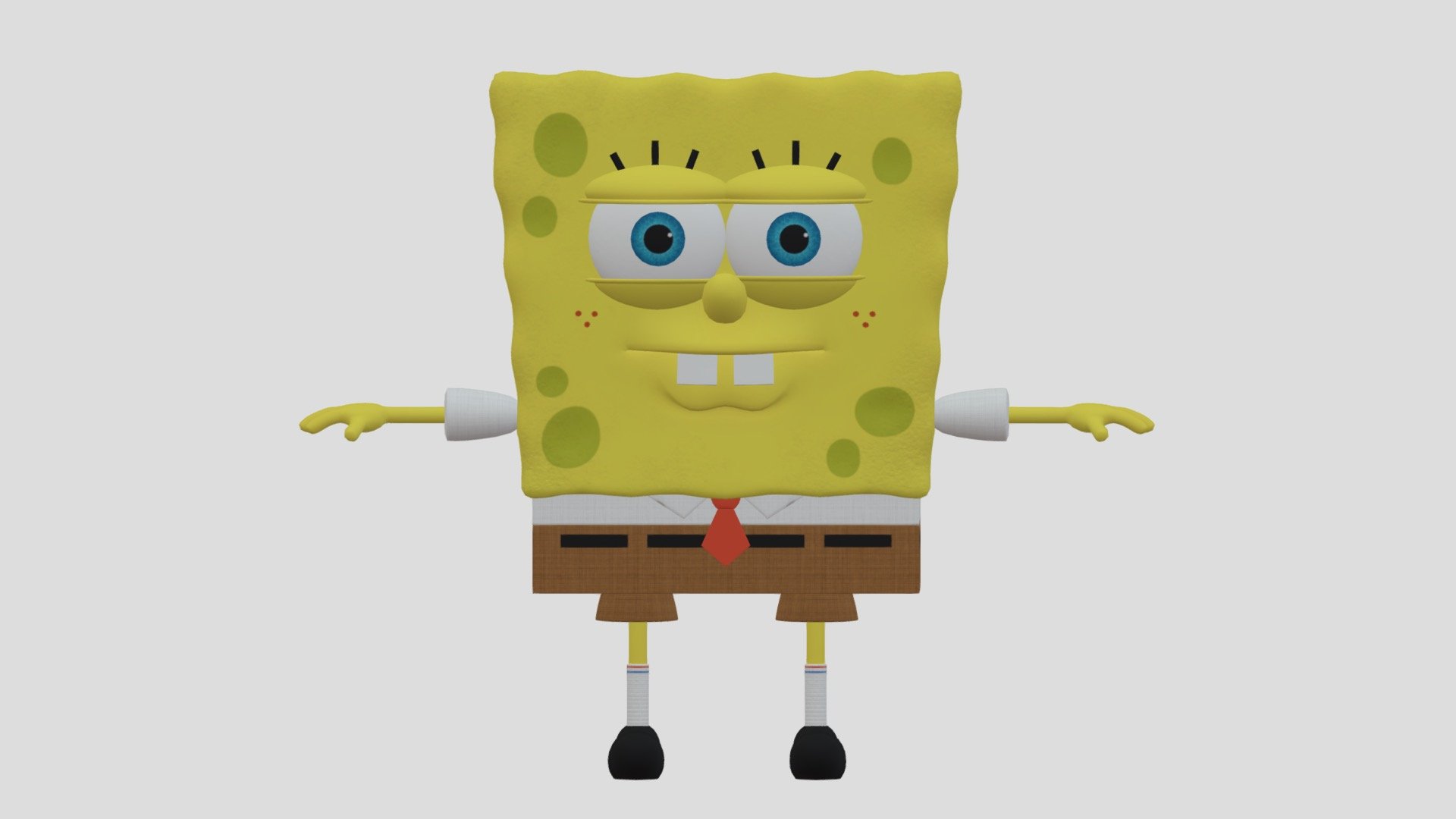BFBBR - SpongeBob (Updated) - Download Free 3D model by SMF Features ...