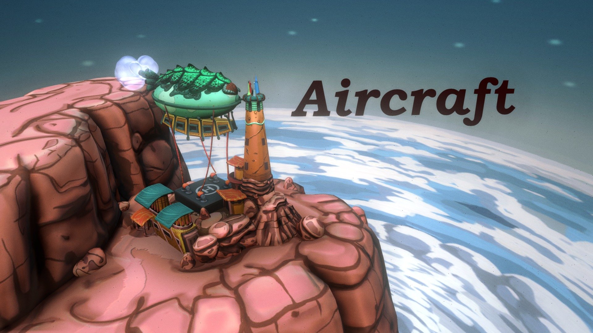 Stylized Aircraft Mobile Game Asset - 3D model by Eumina [b7f752f ...