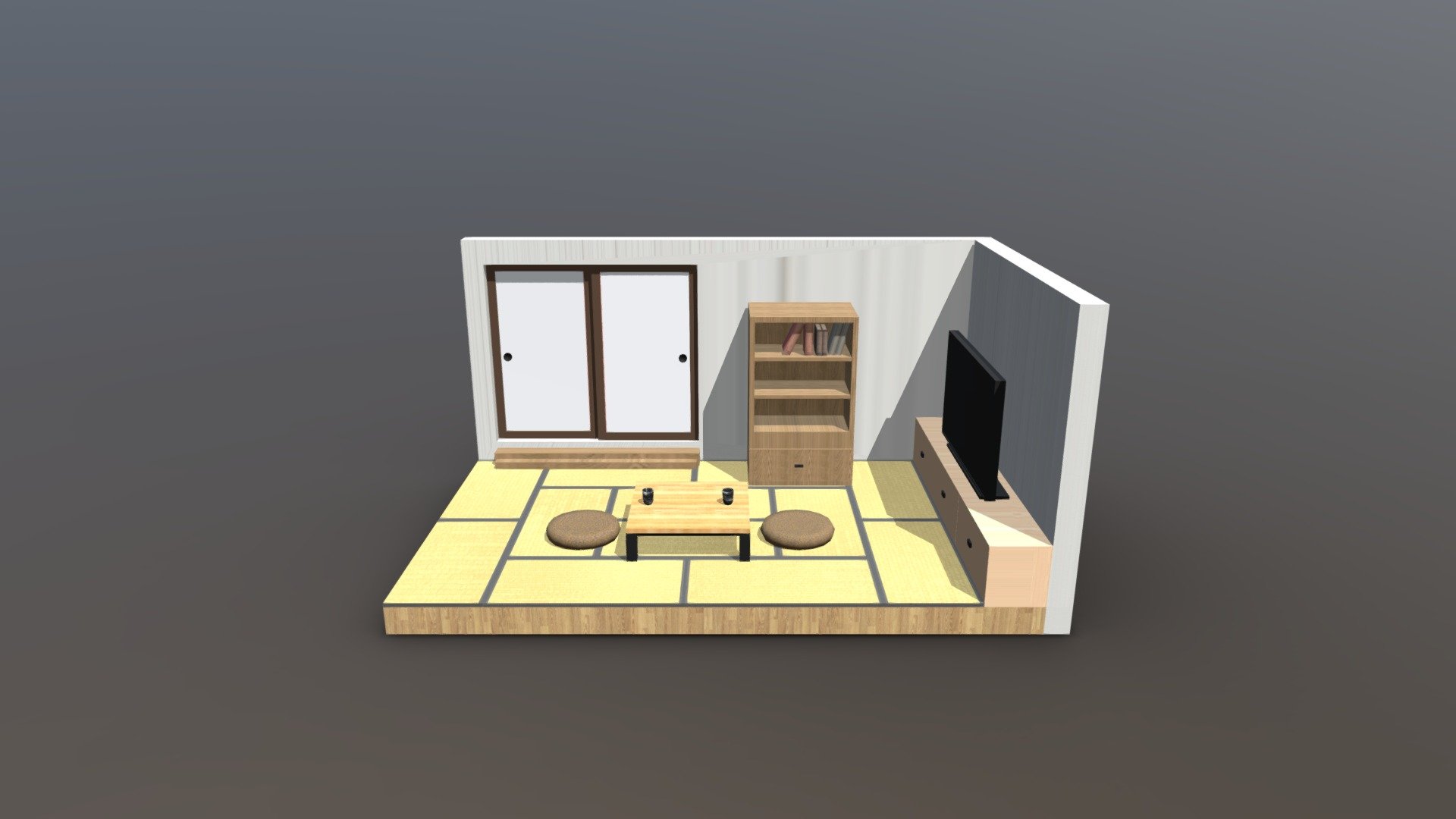 Washitsu - 3D model by 77 (@CSY_0512) [b7f77cc] - Sketchfab