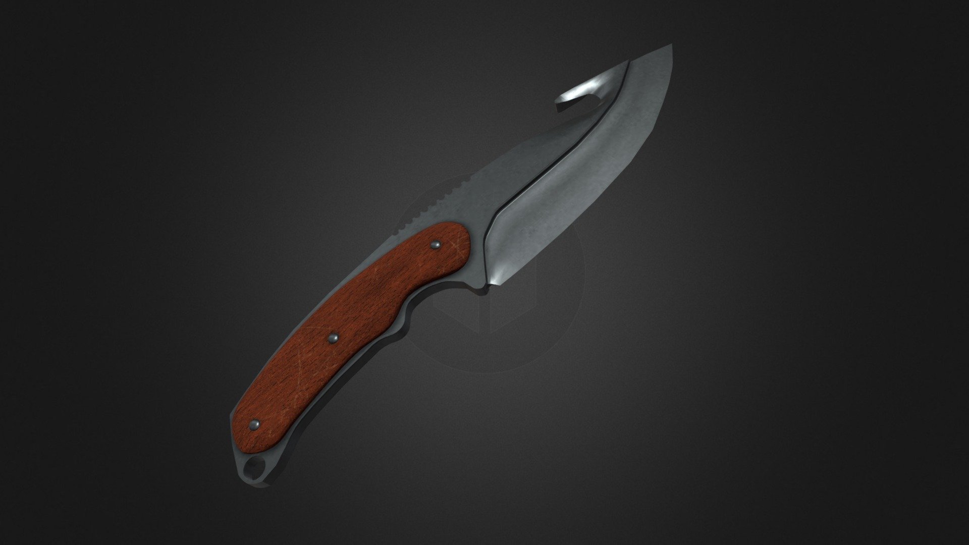 Gutting Knife - Download Free 3D model by GameDevMoot [b7f8495] - Sketchfab