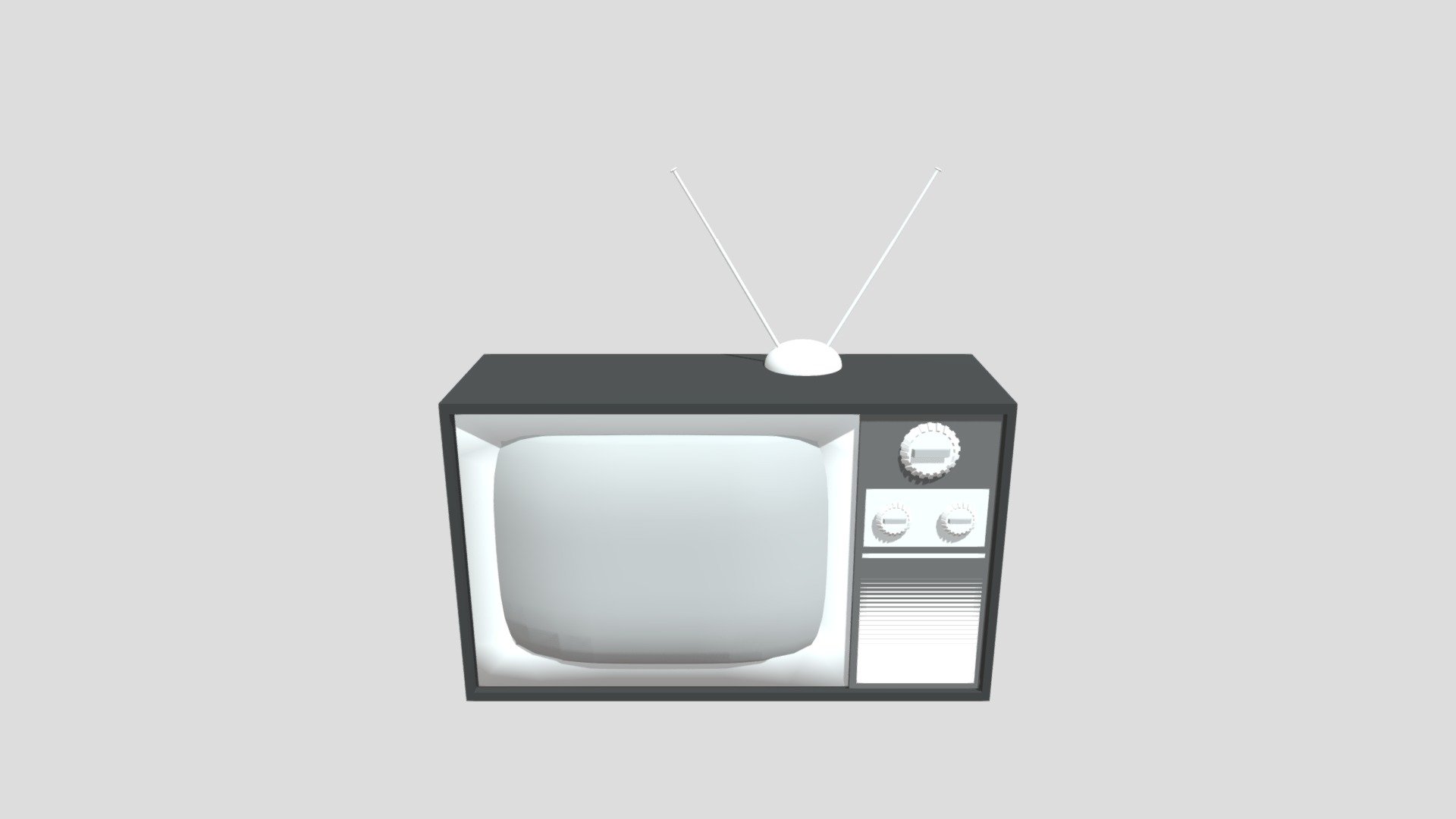 Retro TV - 3D model by Ivco [b7fa24e] - Sketchfab