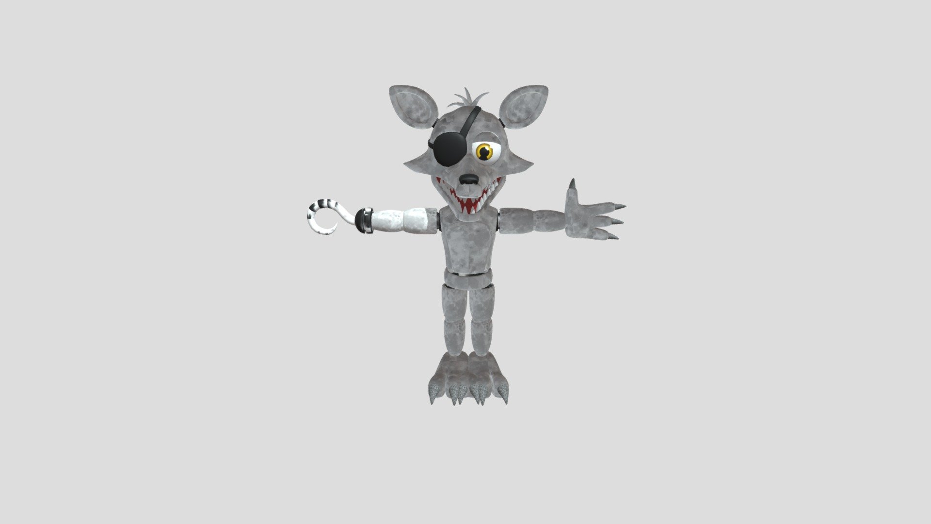 Retro Foxy - Download Free 3D model by misterfox40020 [b7fb052] - Sketchfab