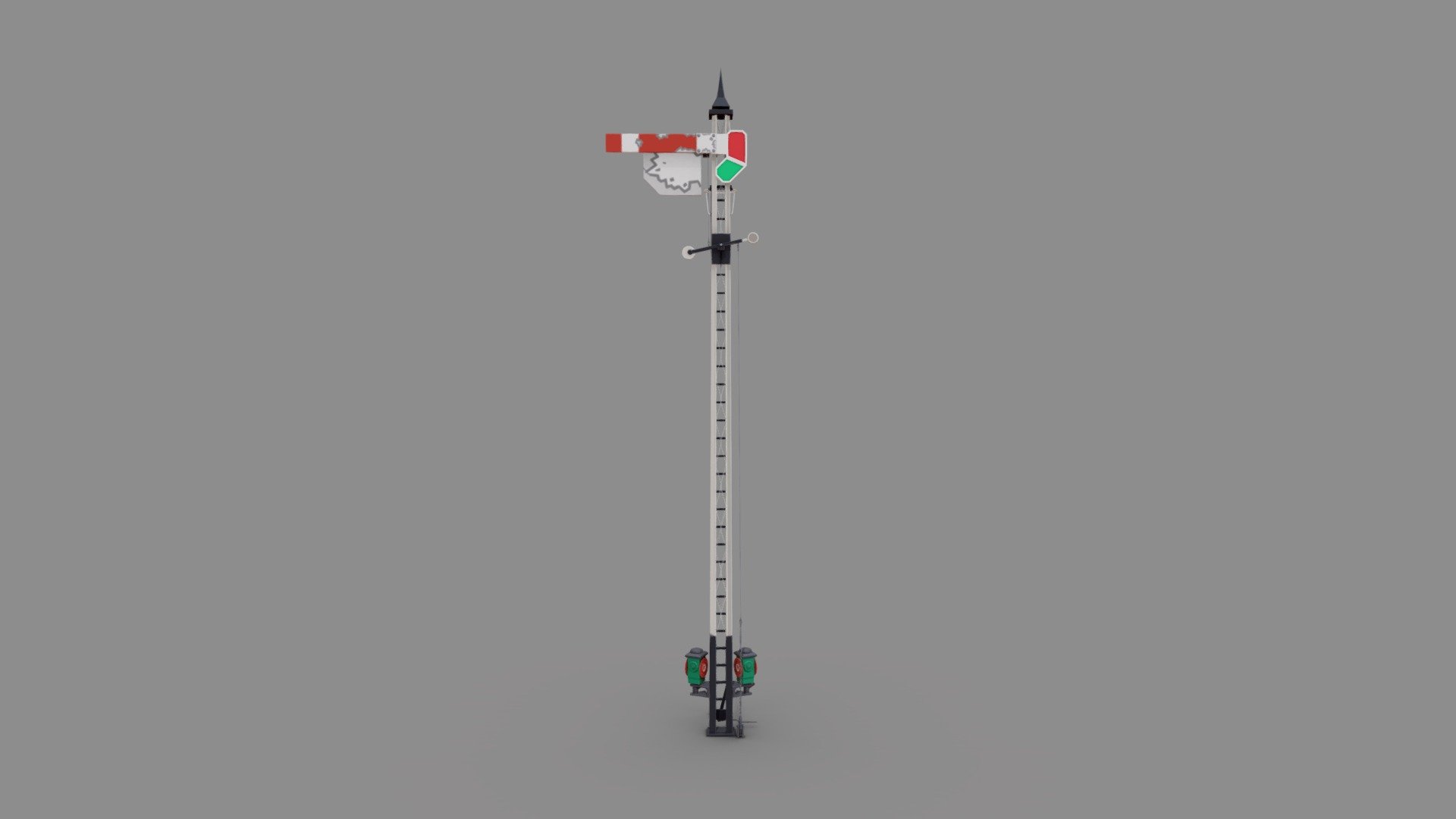 Colonial British Railway Signal Tower | LowPoly - Buy Royalty Free 3D ...
