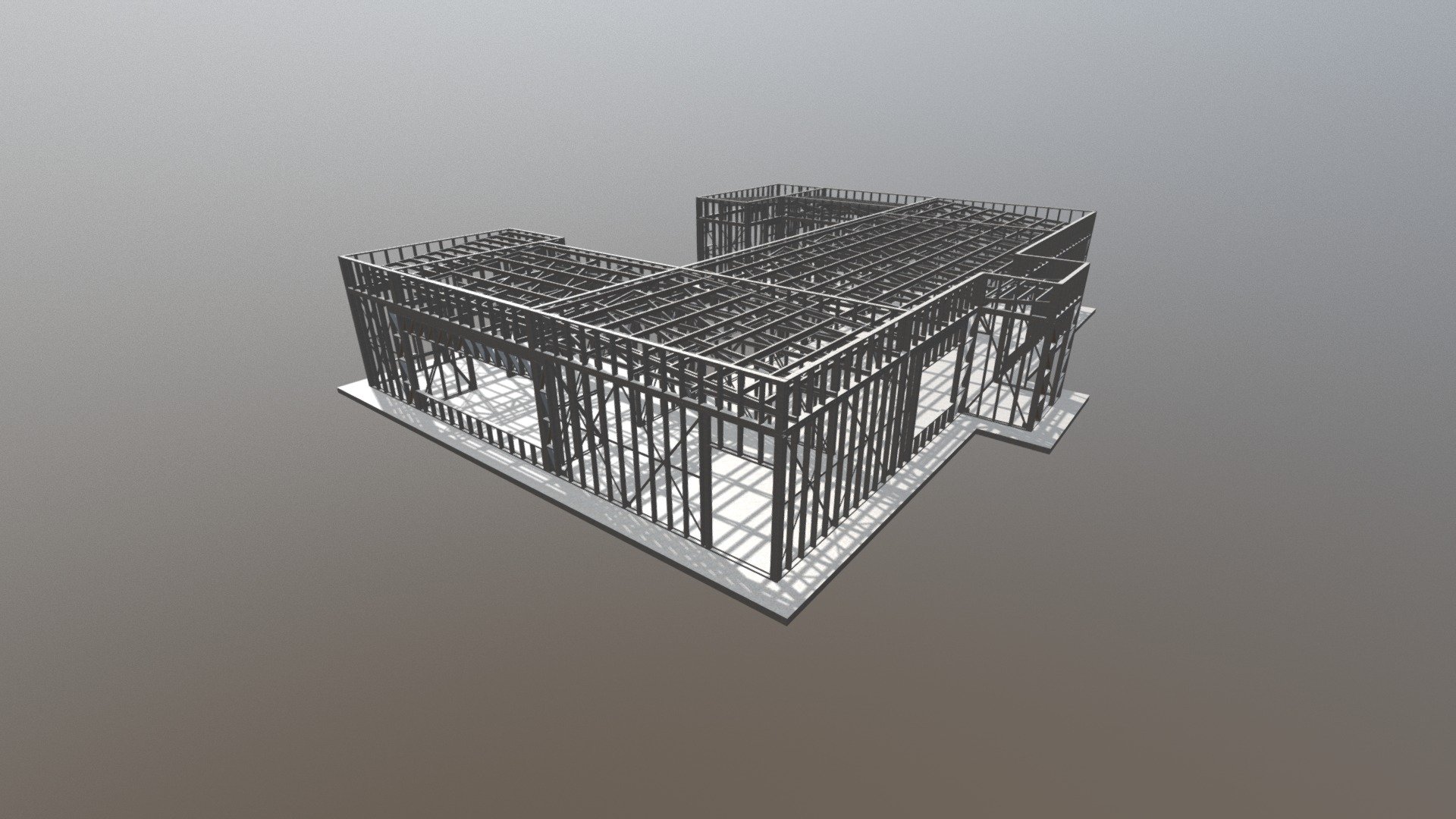 Steel Framing 3D - 3D model by JuanContreras (@negusa09) [b7fbe06 ...
