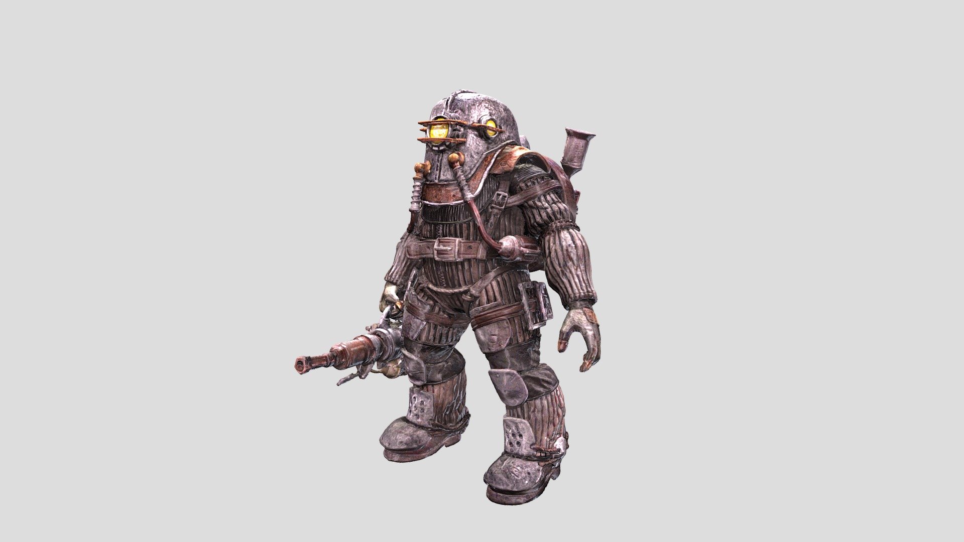 Bioshock 2 Big Daddy (Rosie) NECA Figure 3D Scan - 3D model by ...