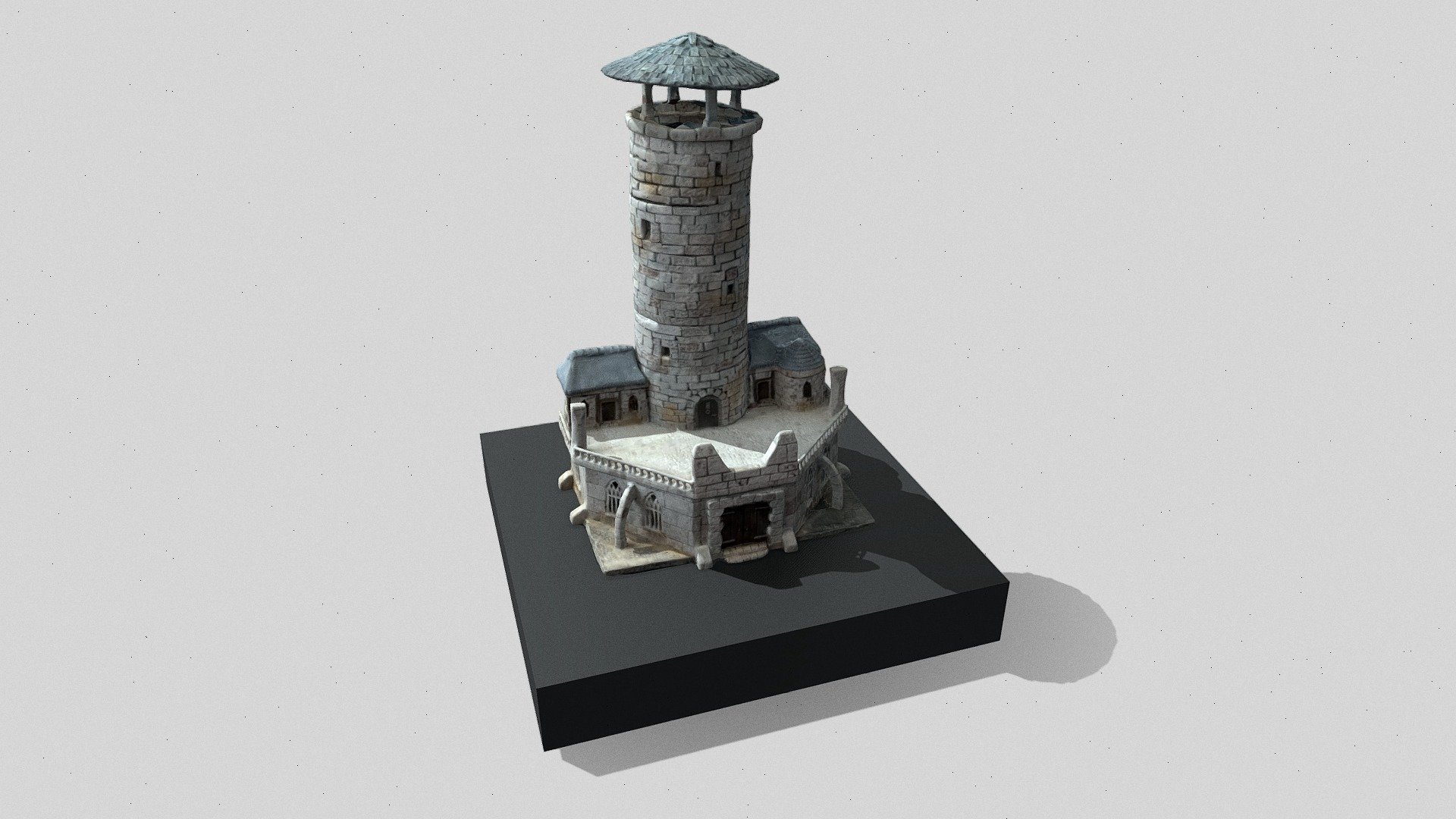 WHITE TOWER - 3D model by asalston1984 [b801f3d] - Sketchfab