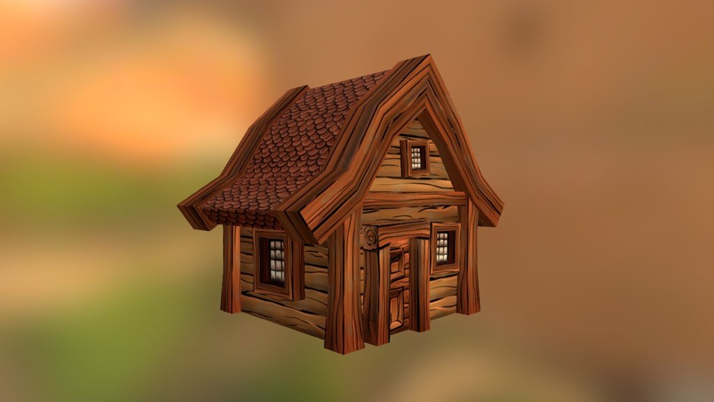 Tiny cottage - 3D model by Caspar [b80264d] - Sketchfab