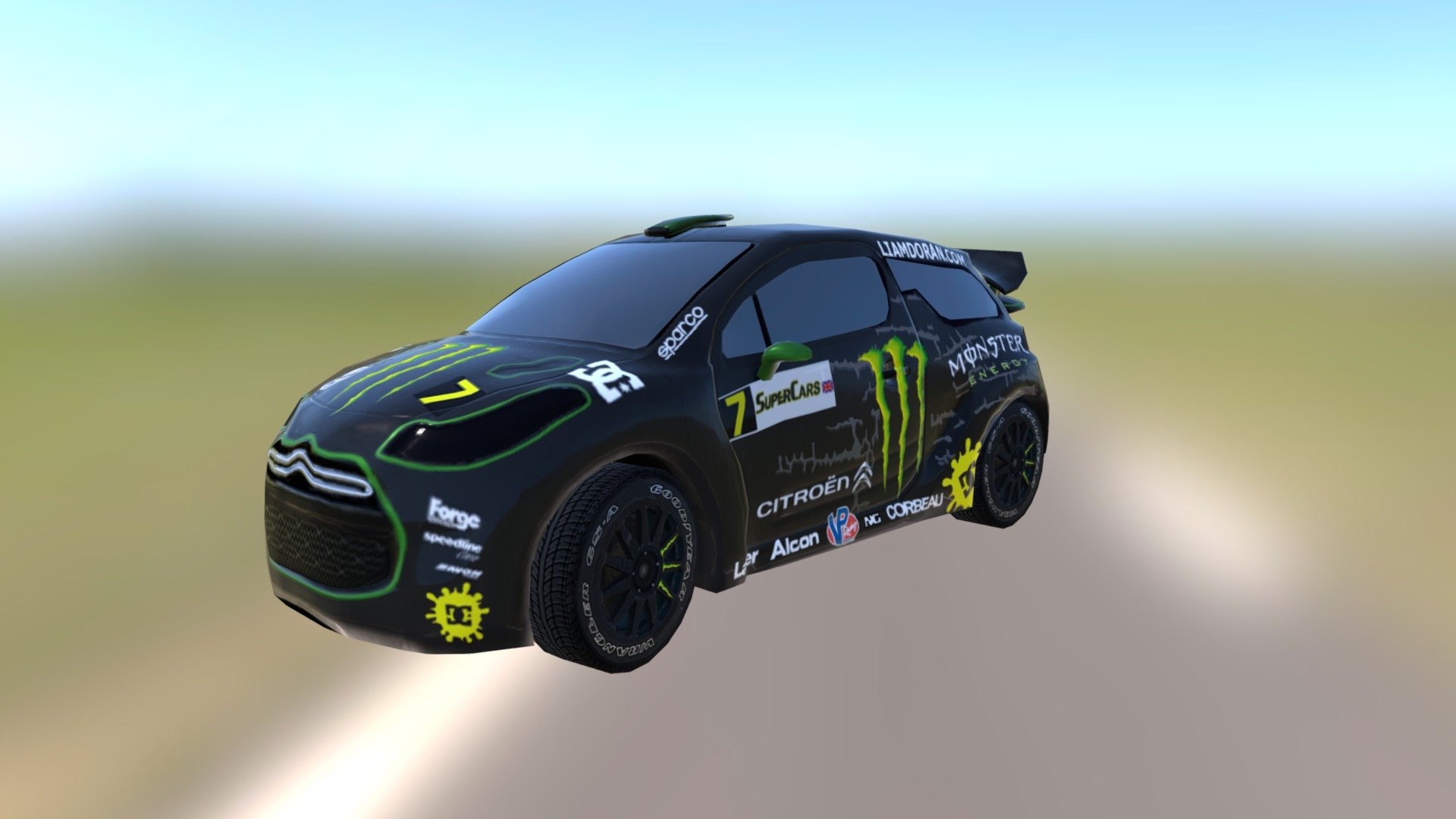 Citroen DS3 - 3D model by TeroK [b802d2c] - Sketchfab