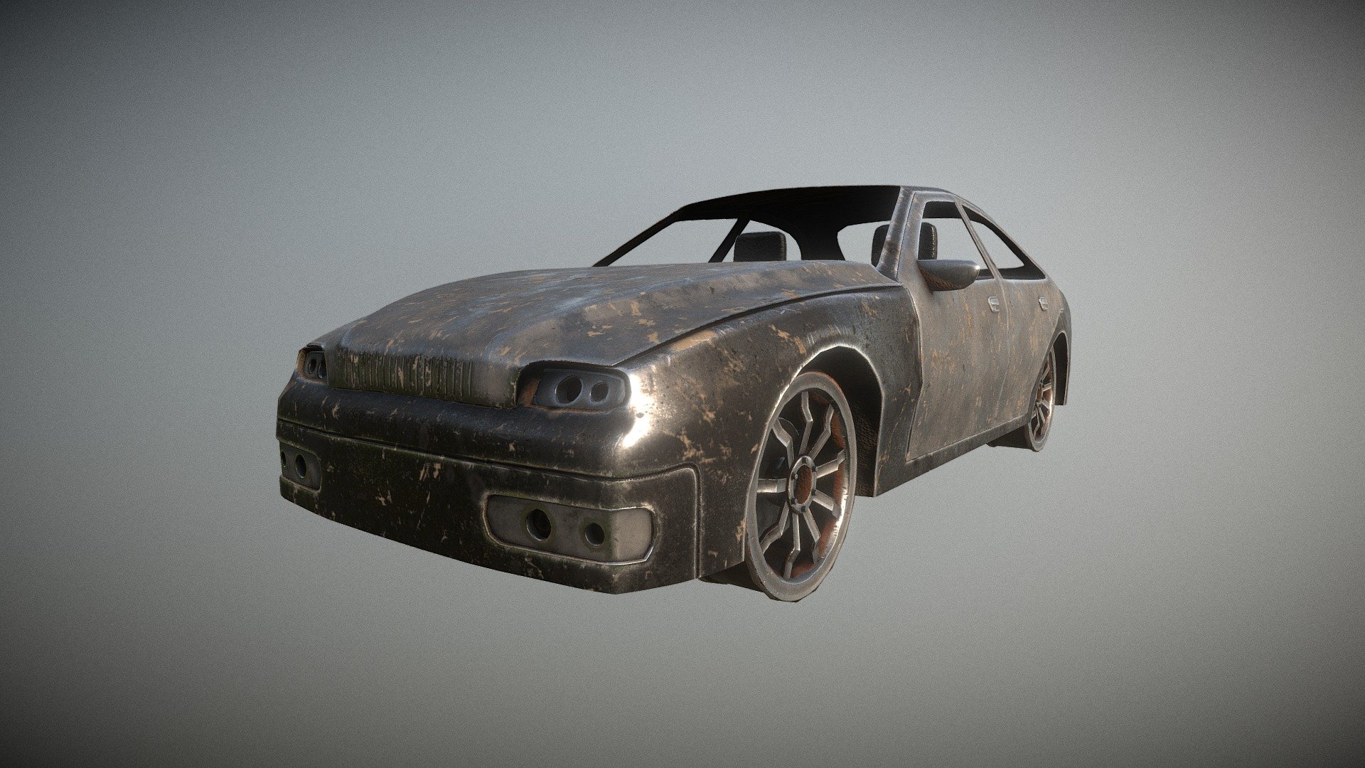 Abandoned Car 3 - 3D model by Meo.Vargas [b8031c2] - Sketchfab
