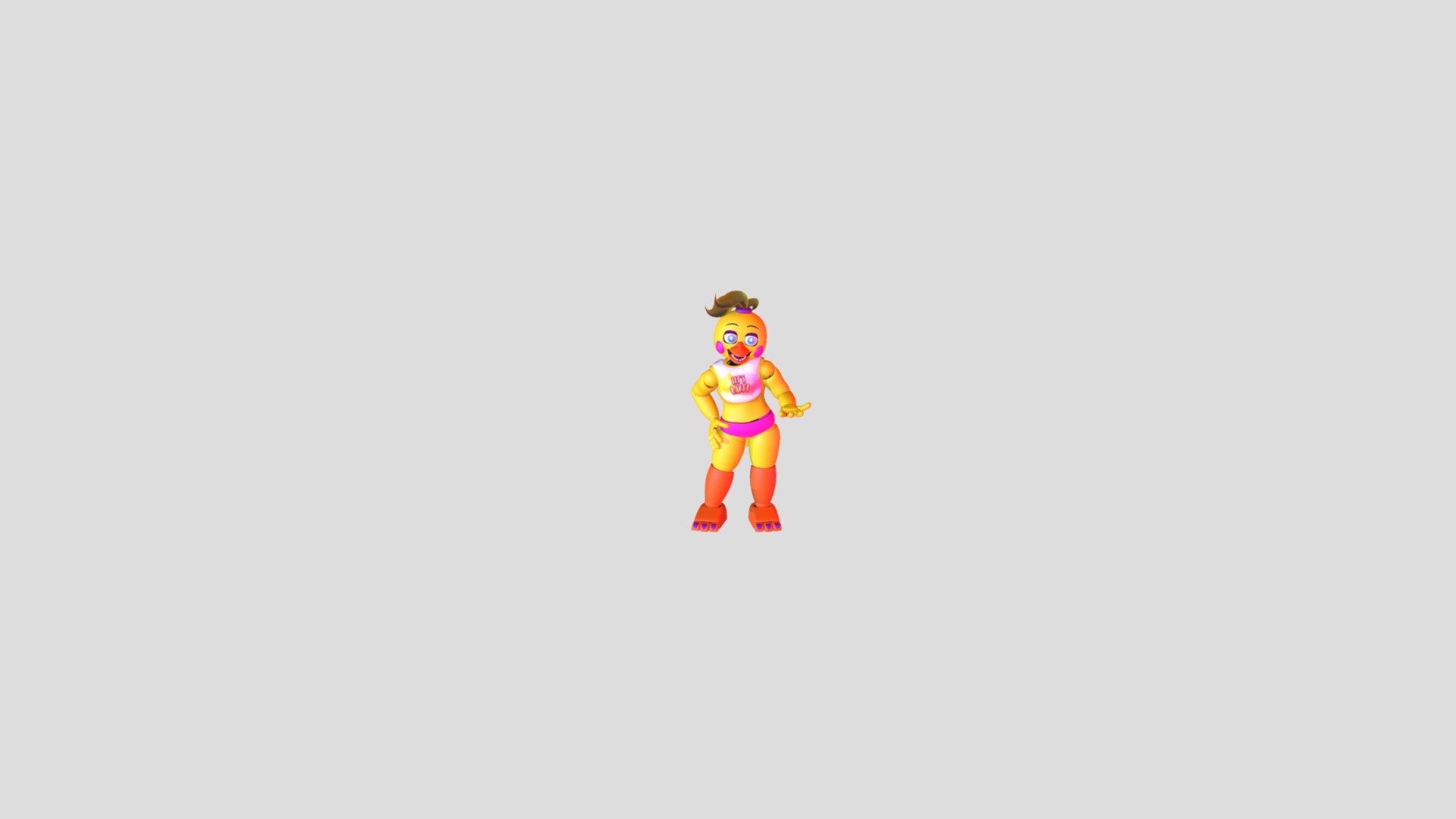 Toy Chica V2 by cedebebucketman(idk if have rig) - Download Free 3D ...