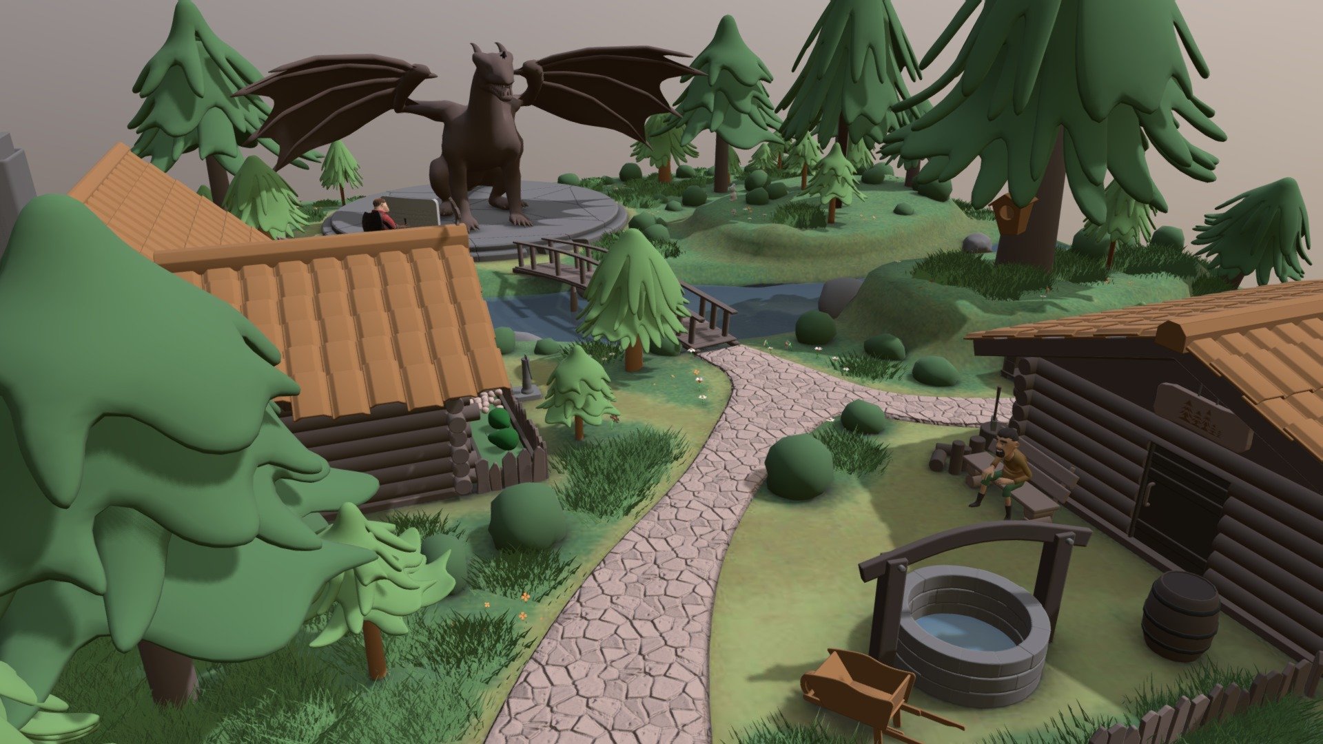 layout (dragon place) - Download Free 3D model by 3DWorkbench [b803608 ...