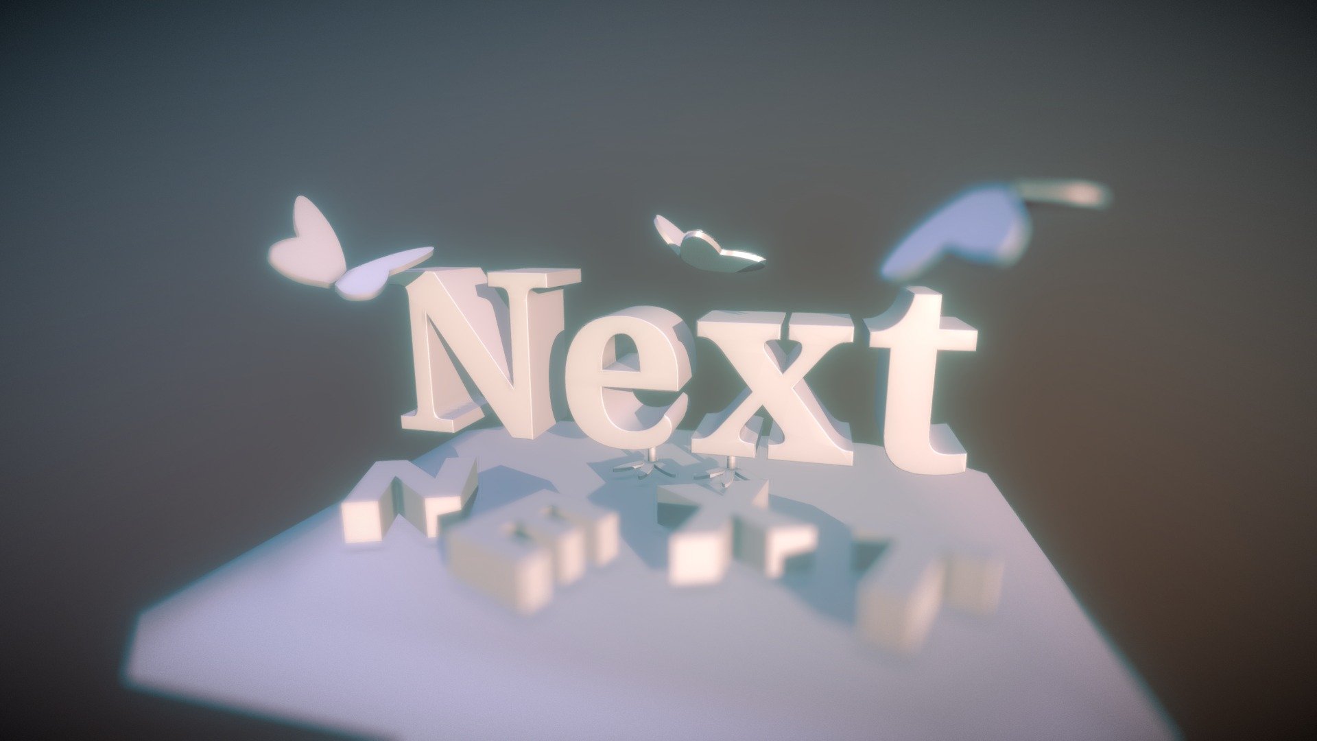 NEXT Logo - 3D model by nicory_ide [b80433b] - Sketchfab