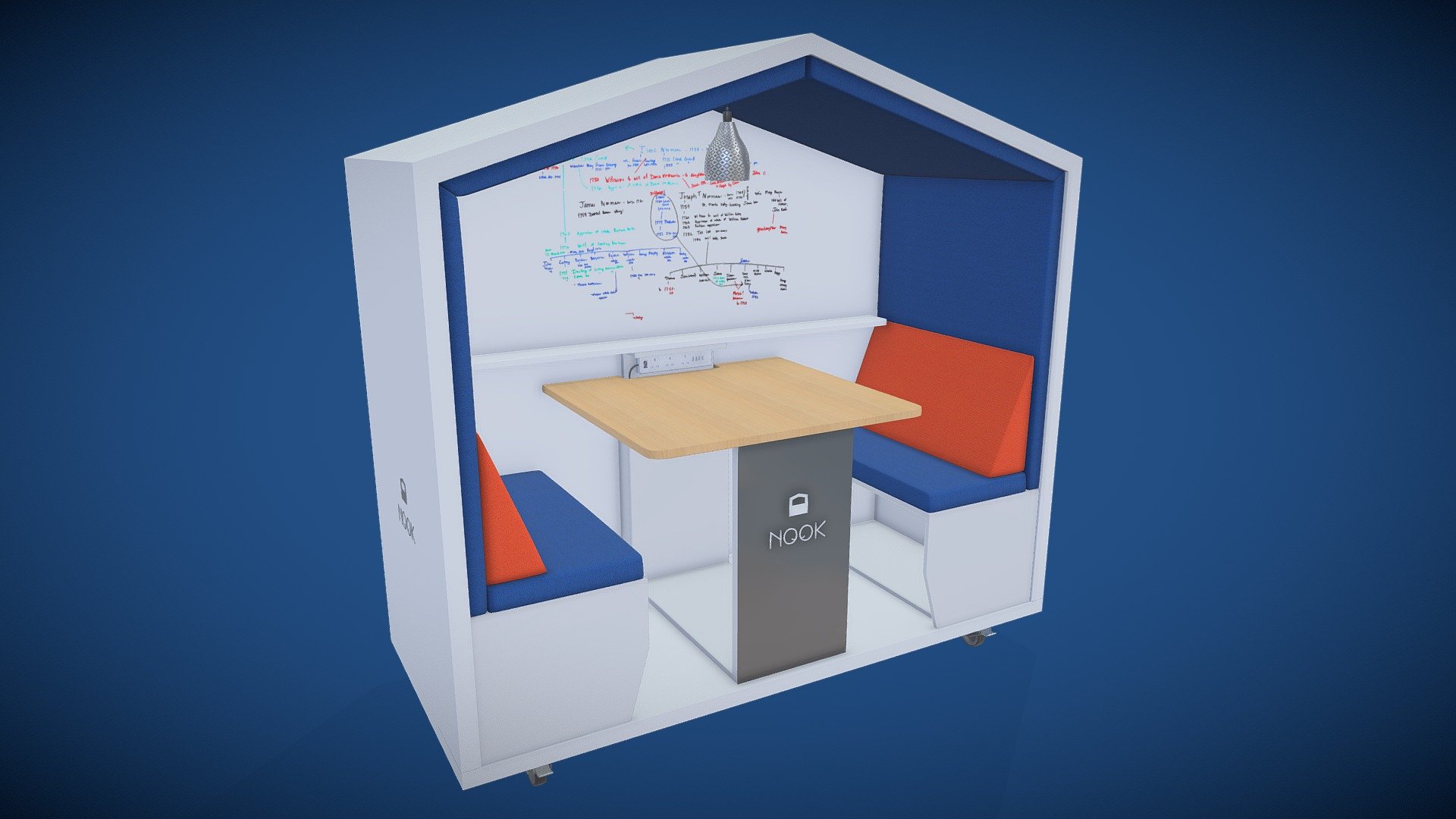 Nook Huddle Pod - 3D model by lzaratesan3d (@lzaratesan) [b804614 ...