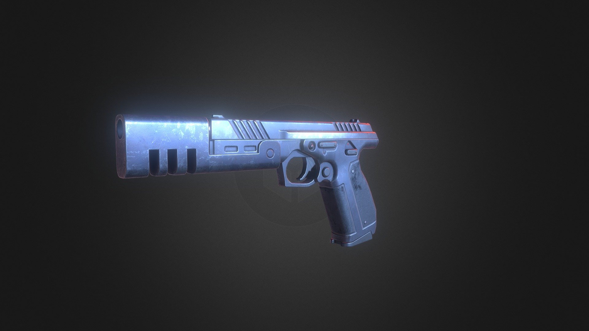 Pistolcx33 Reloaded - Download Free 3D model by DJMaesen (@bumstrum ...