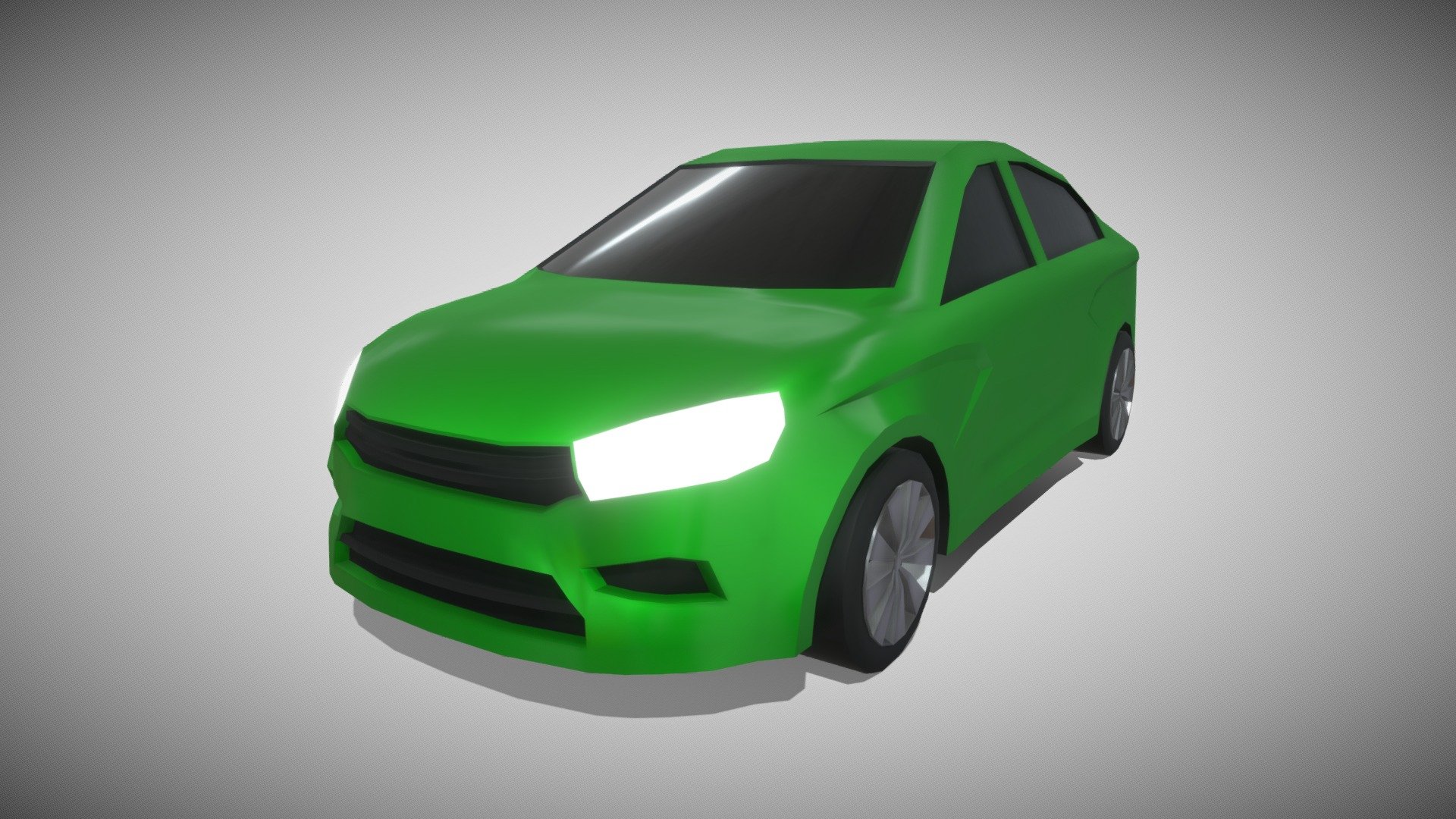 Low Poly Lada Vesta - Download Free 3D model by kulonee (@ynesolefru ...