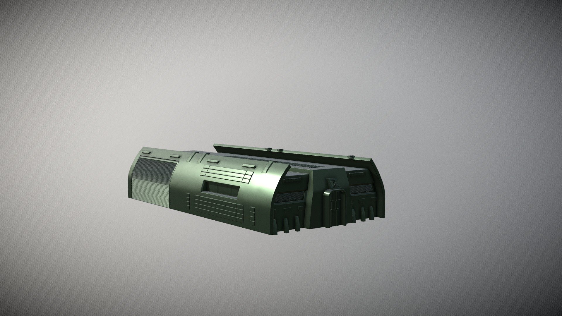 Barrack - 3D model by Dima Zanuda (@WelXeoR) [b805816] - Sketchfab