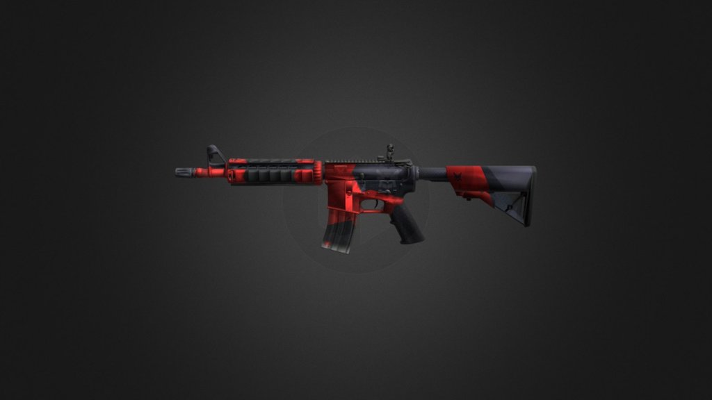 M4A4 | Evil Daimyo - 3D model by krakencommunity [b8063f4] - Sketchfab