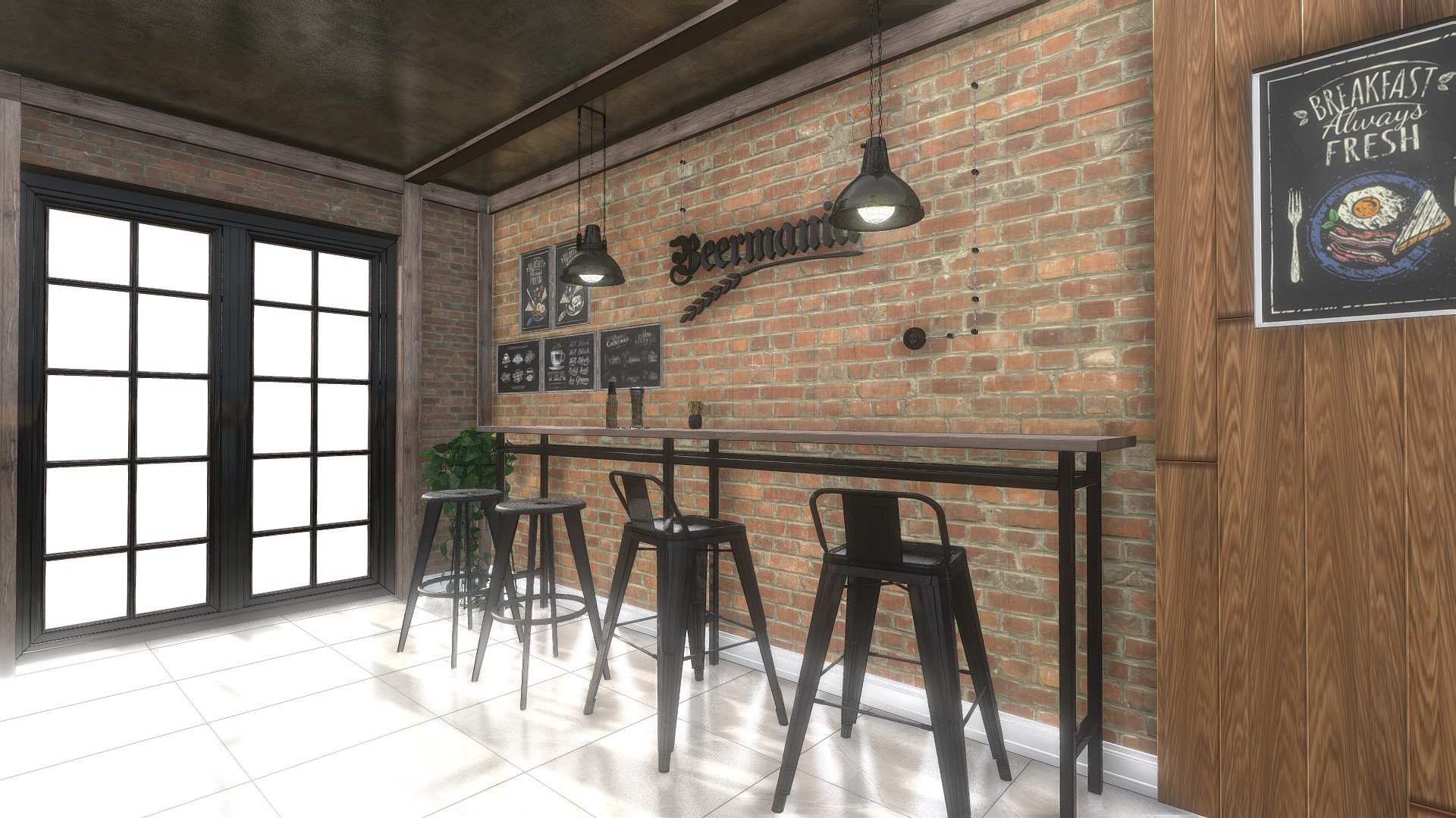 beer pub - Buy Royalty Free 3D model by 3DGrom (@dizartoren) [b808dca ...
