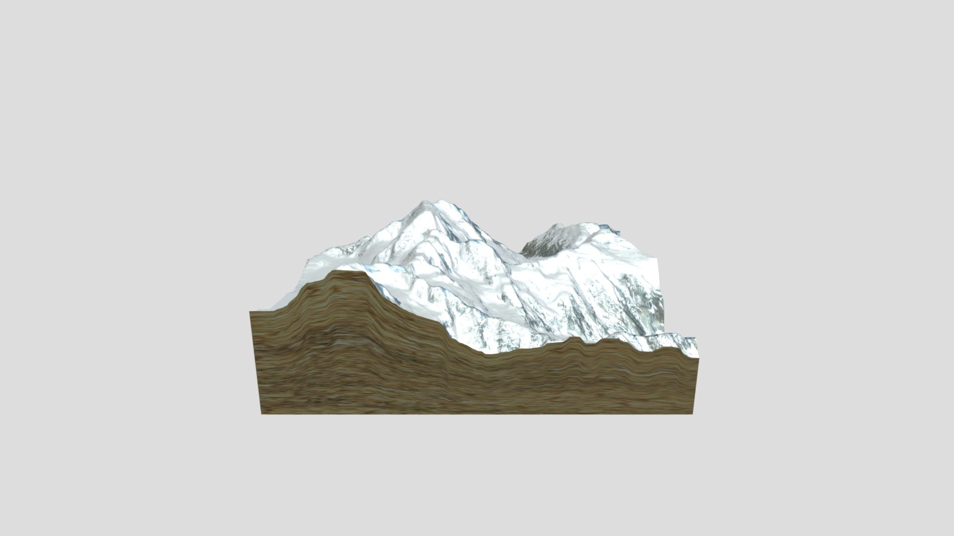 Mt Cook Mountain New Zealand - Download Free 3D model by bitanath ...