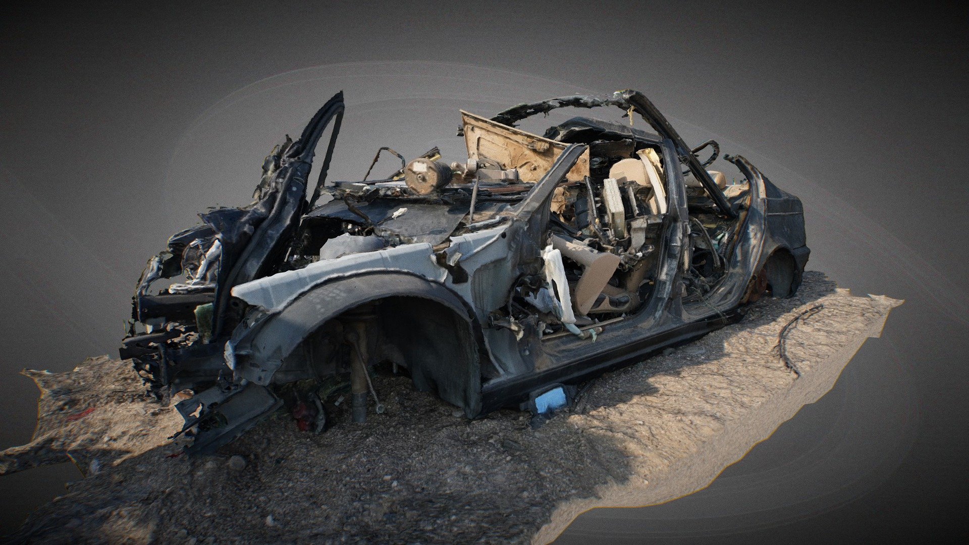 FAT_car_wreckd_01_500K_4KT - 3D model by REALTRA [b80c6ac] - Sketchfab