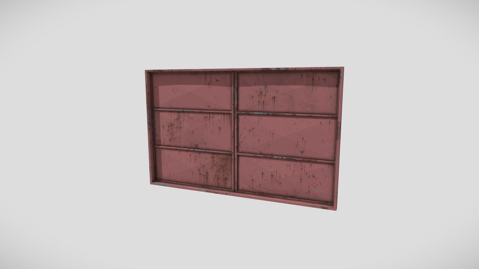 Steel Gate - Download Free 3D model by leukk [b80d8fd] - Sketchfab