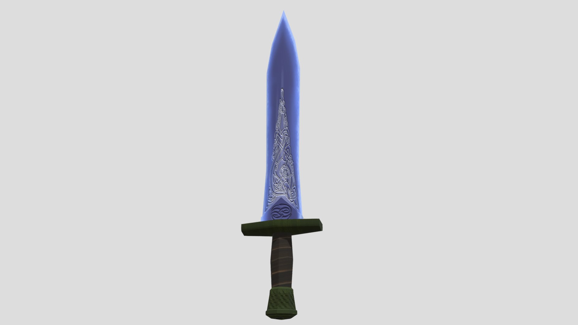 Fantasy Celtic Sword - 3D model by José Deza (@Jose_Deza) [b80de2b ...