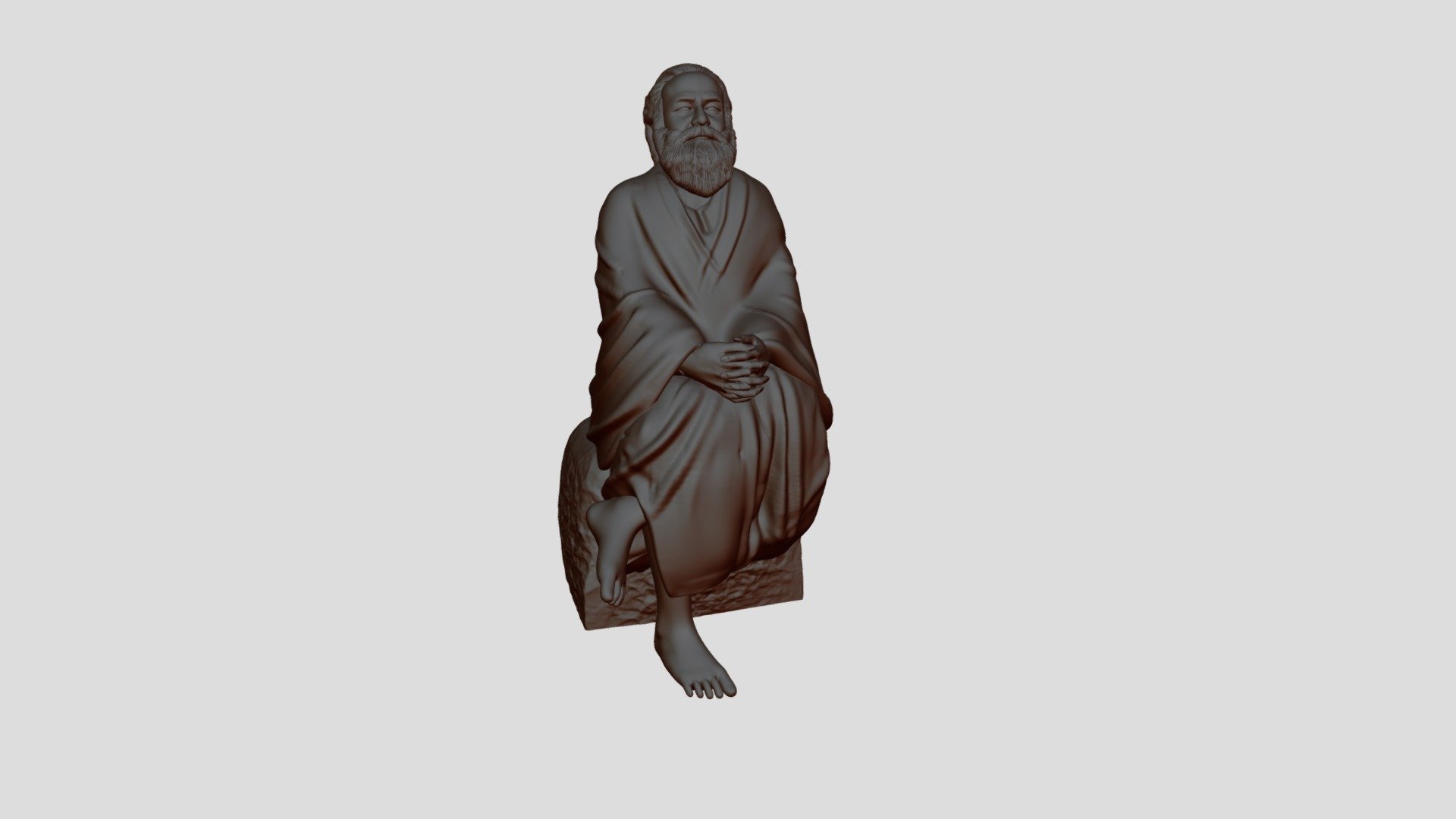 sant shri asharamji bapu - 3D model by Karan.Malhotra [b80e5d8] - Sketchfab