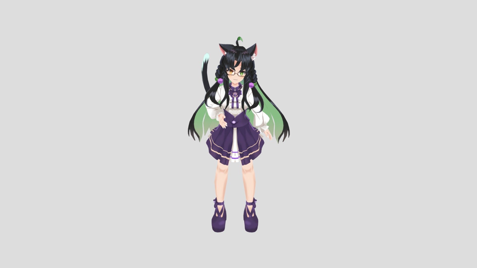 Mba Neko - 3D model by dukemof [b80f02e] - Sketchfab
