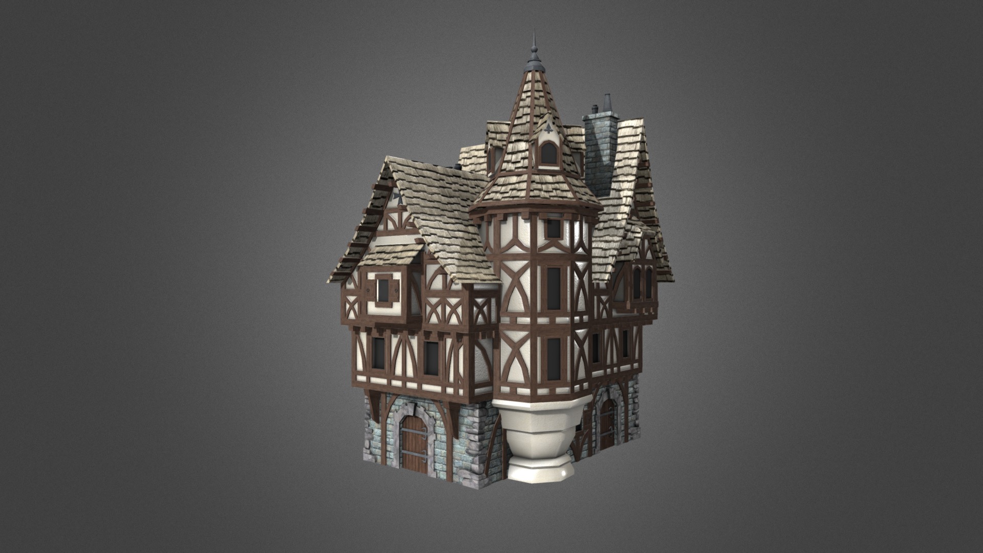 Medieval Mansion - 3D model by CG Duck (@cg_duck) [b810da3] - Sketchfab
