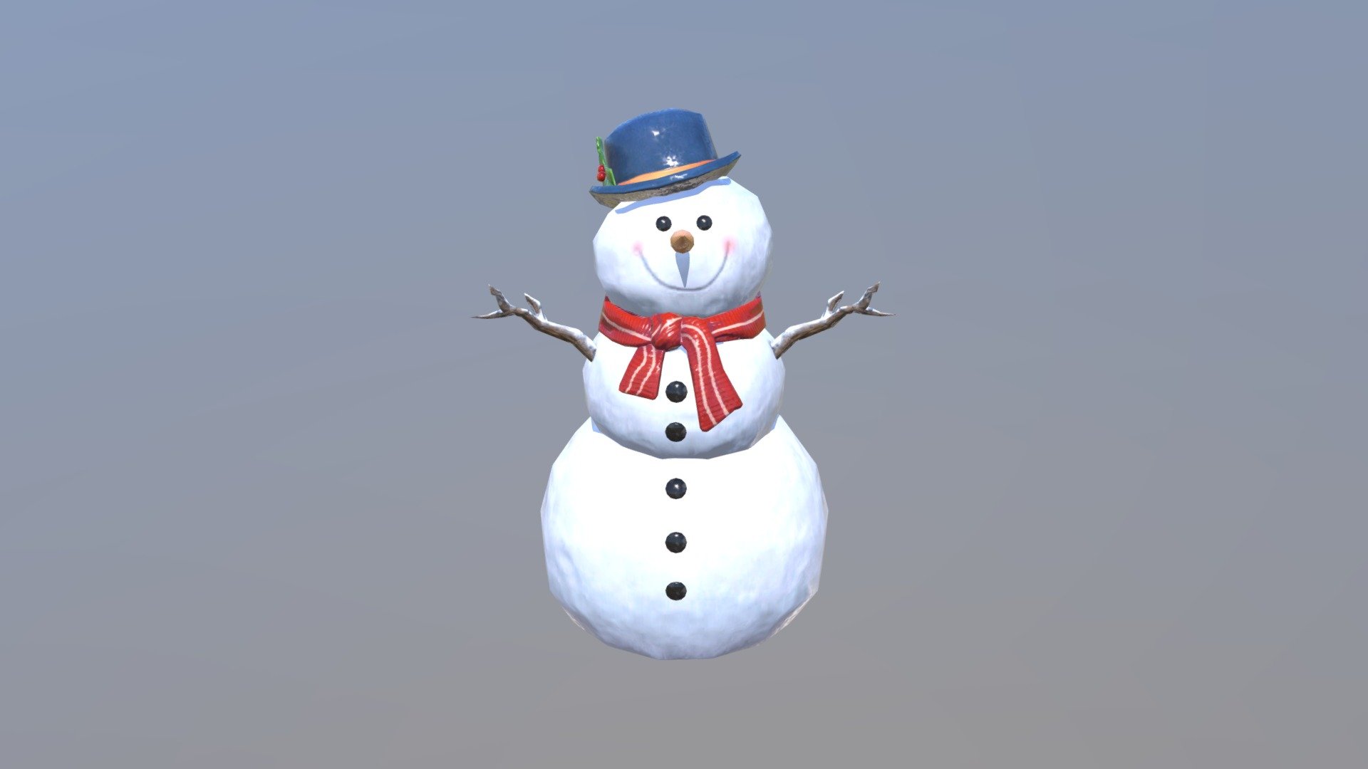 Snowman - 3D model by halloweeks [b81262f] - Sketchfab