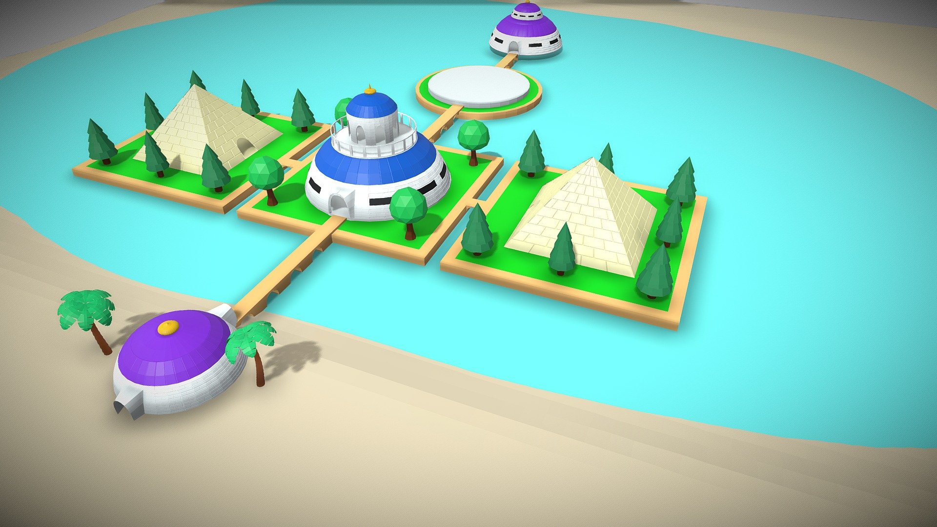 Palacio de uranai baba dragon ball - Download Free 3D model by jonathan ...