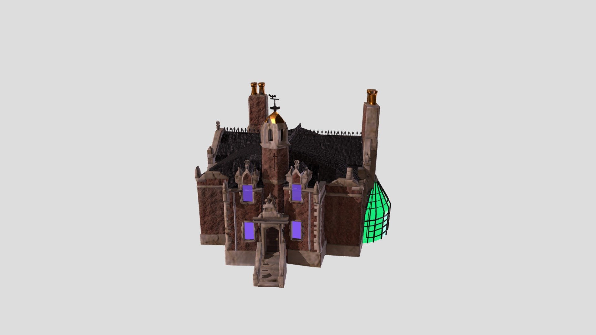 The Haunted Mansion - Download Free 3D model by stephen.ostler ...