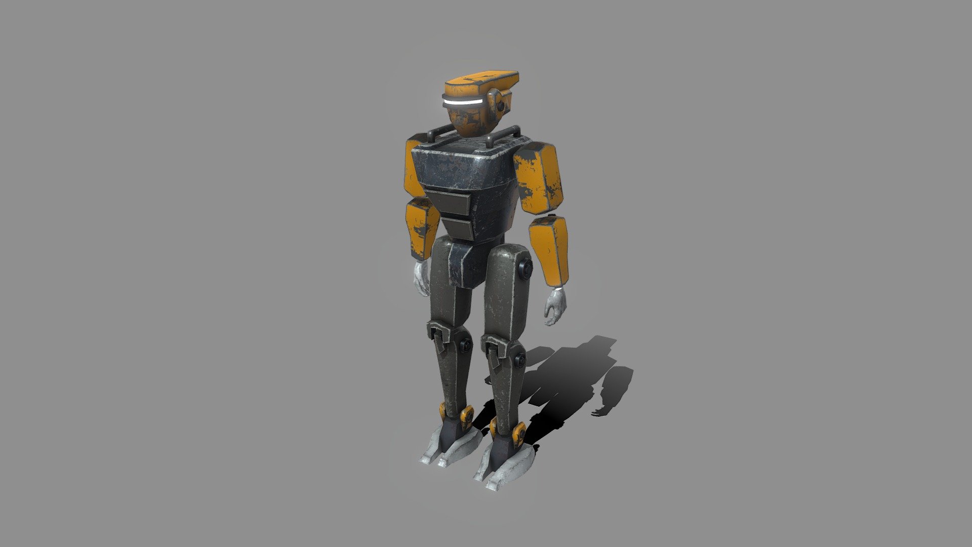 lowpoly_broken_robot - 3D model by Chen CheHsuan (@jn930194) [b81a468] - Sketchfab