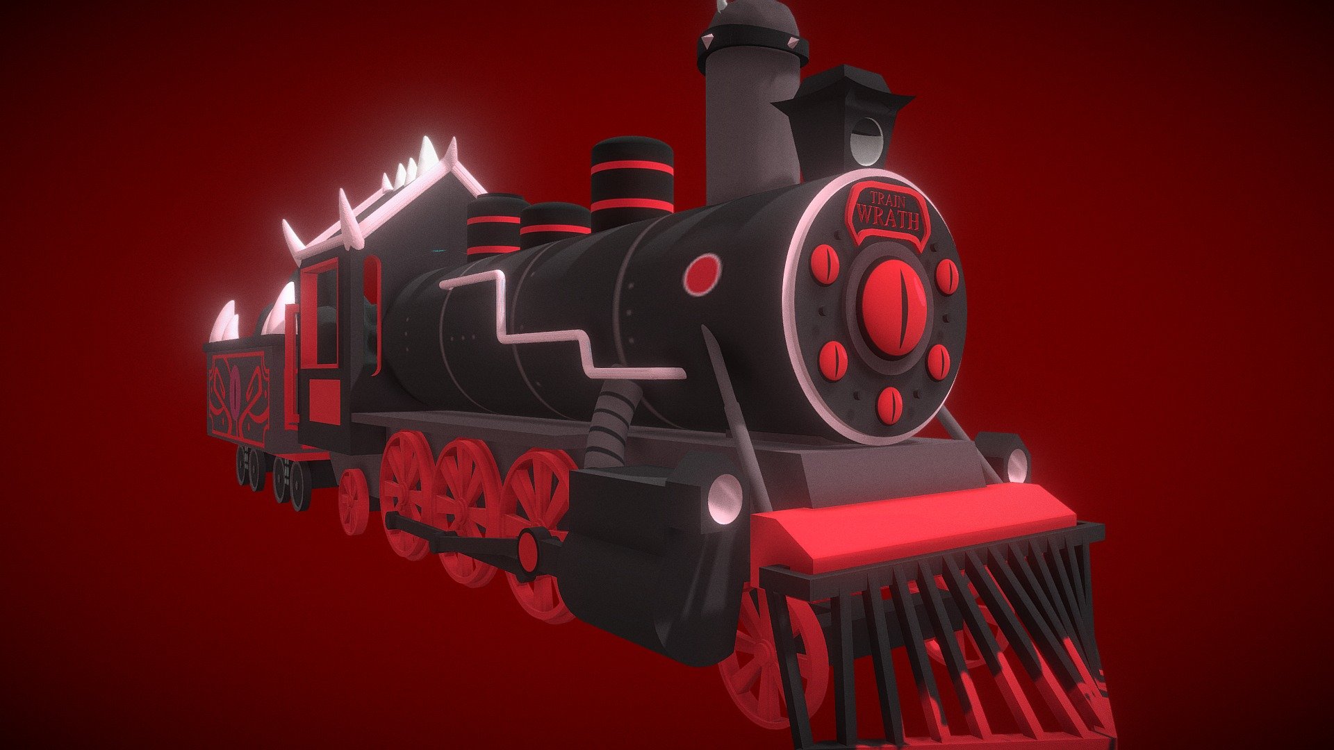 WRATH EXPRESS Hell Steam Train From Helluva Boss - Download Free 3D ...