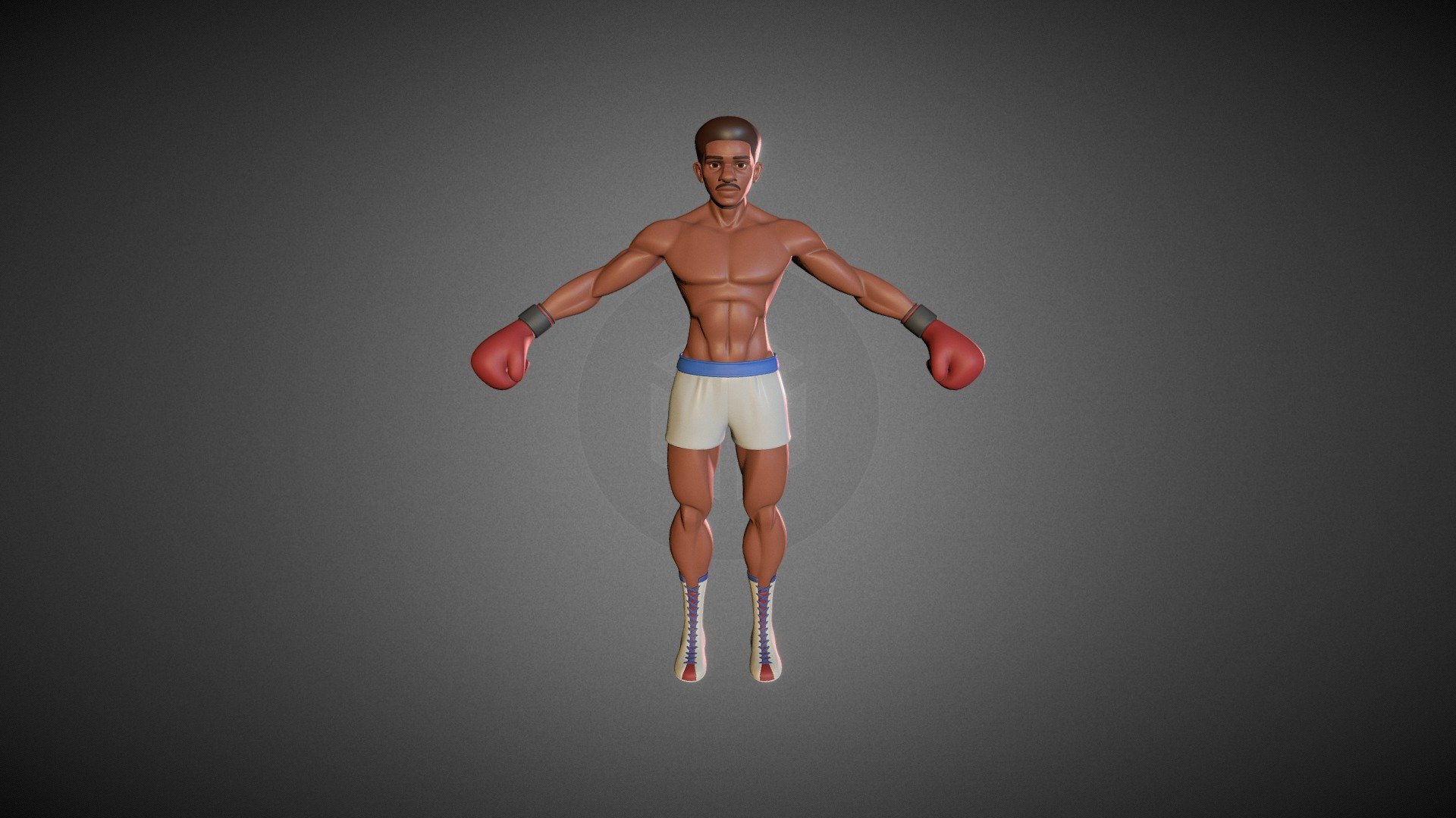 Boxer Boy - 3D model by Craig Port (@cport144) [b81c39d] - Sketchfab