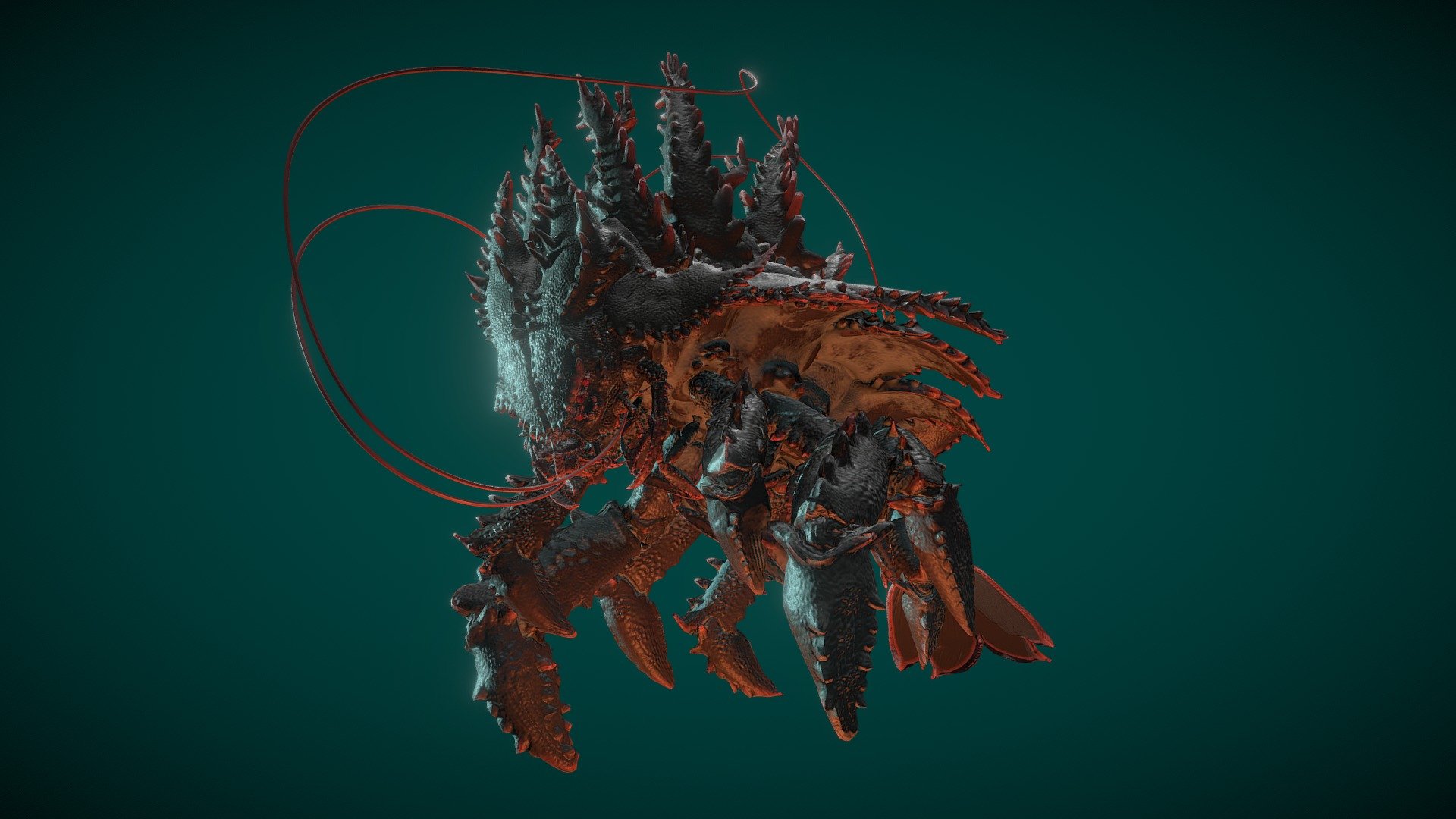 Ebirah, Horror of the Deep - Buy Royalty Free 3D model by Daniele De Filippis ...