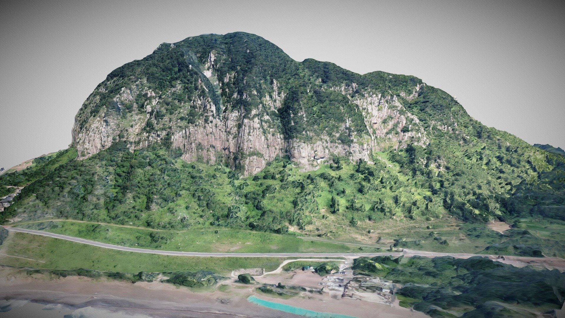 Oreum Sanbangsan Mountain in Jeju. 1M - 3D model by META jeju (@Hyun ...