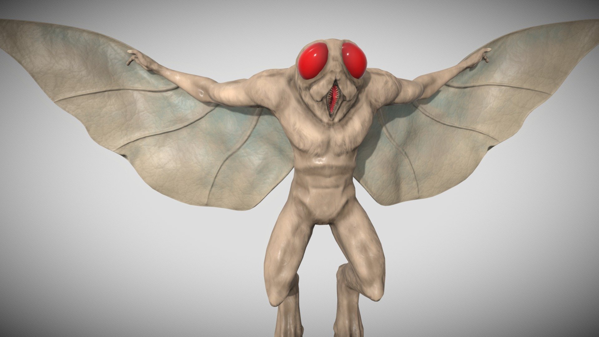 Mothman - 3D model by nateordie [b8238ab] - Sketchfab