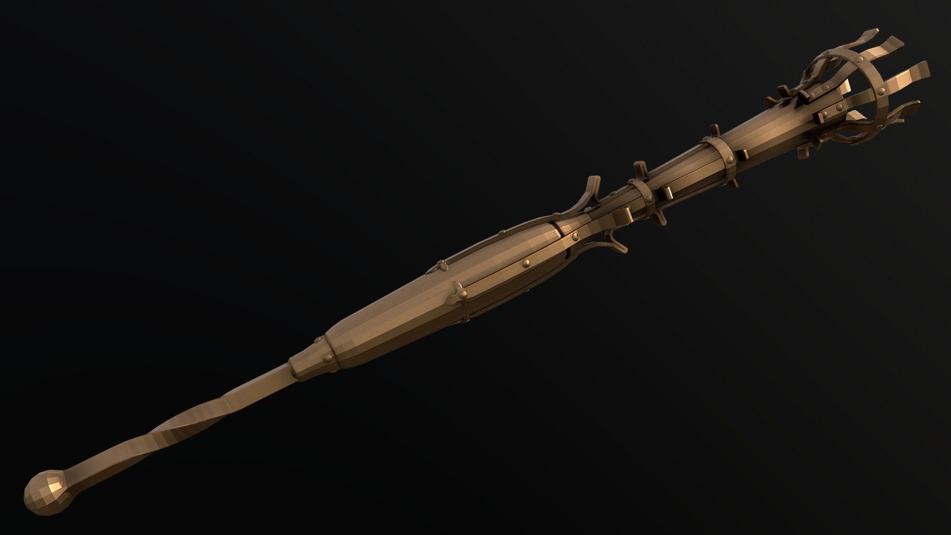 Torch - Download Free 3D model by Kryvolap Denys (@krivolap.denis ...