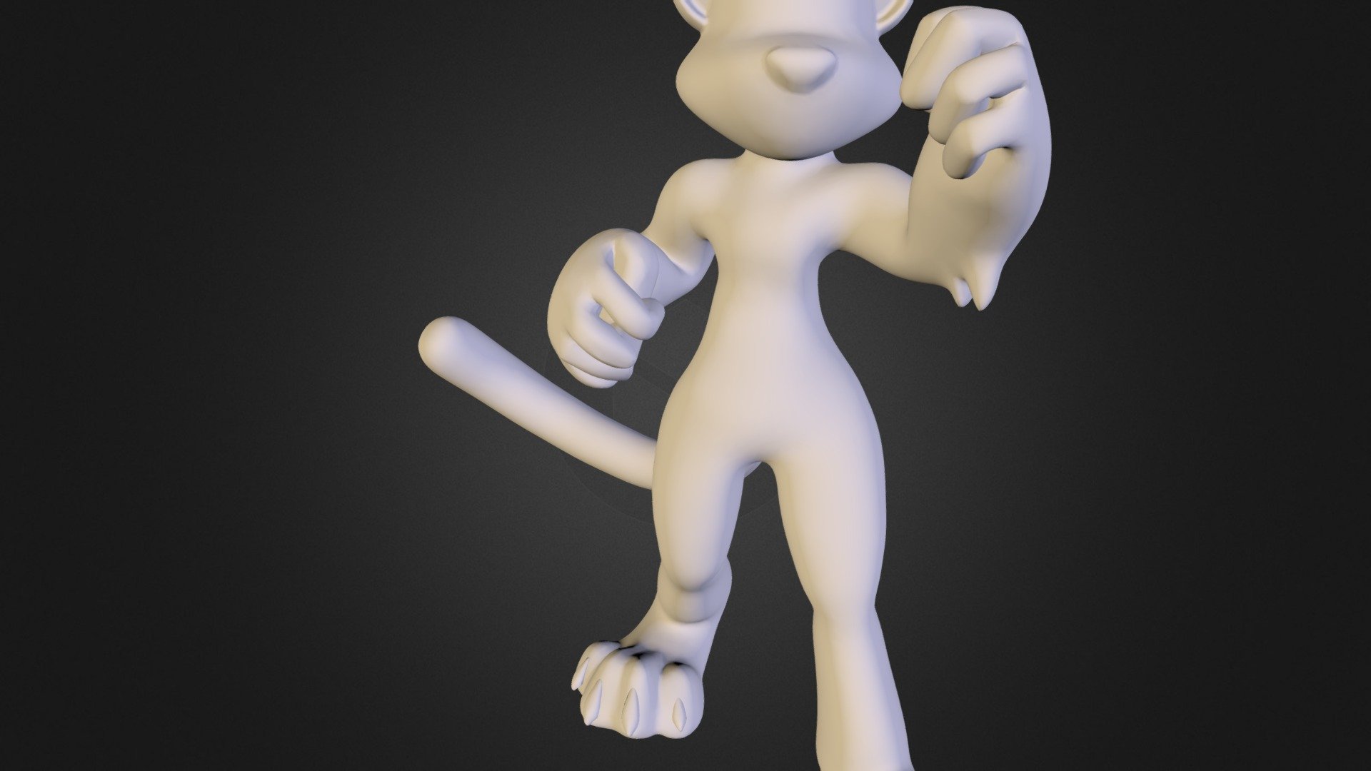 Cat Posed Preview - 3D model by stewart140 [b82591a] - Sketchfab