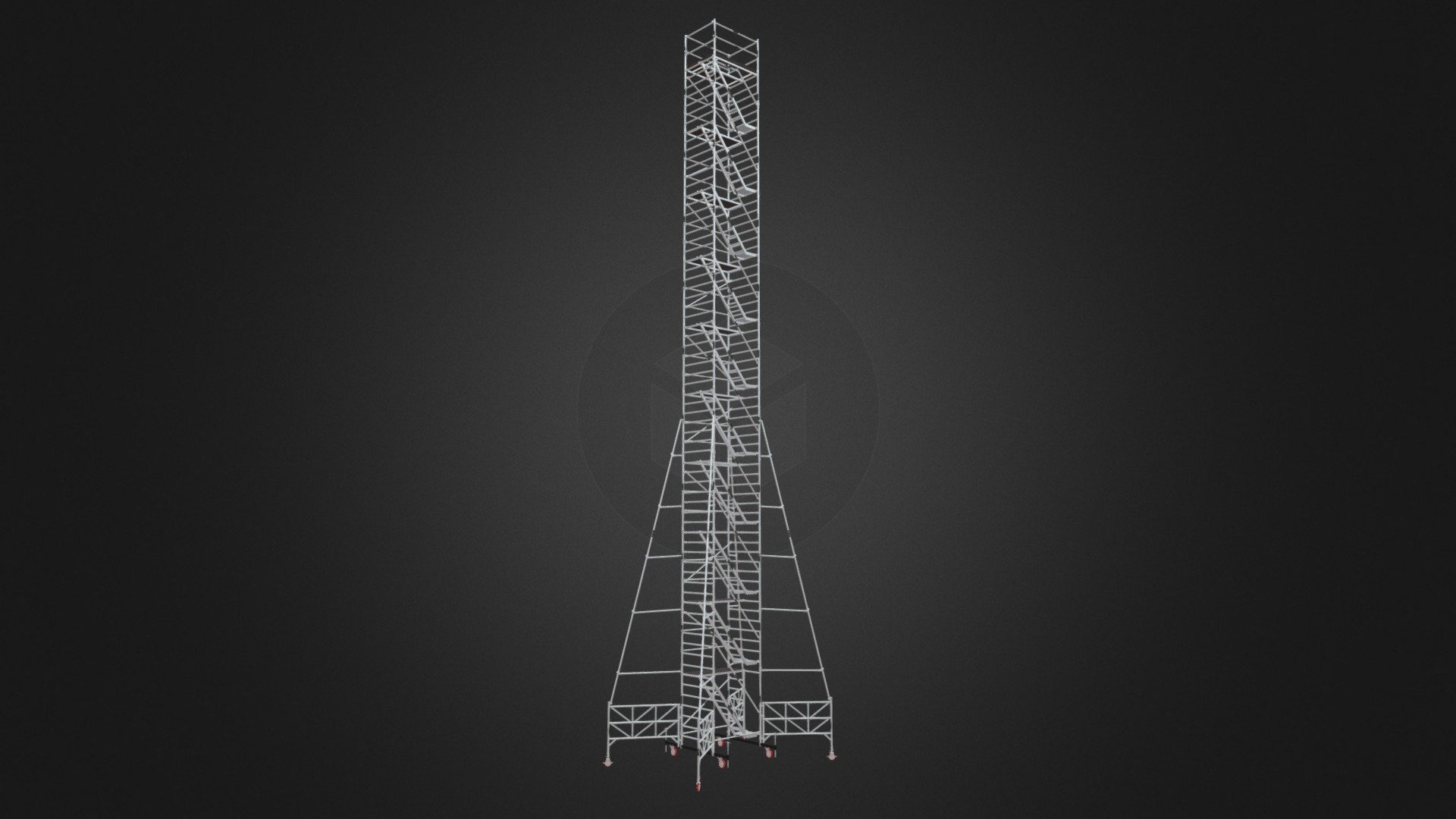 20.2 STAIRWAY BASE FRAME TOWER - Download Free 3D model by Abhishek Soni (@Abhisheksonir ...