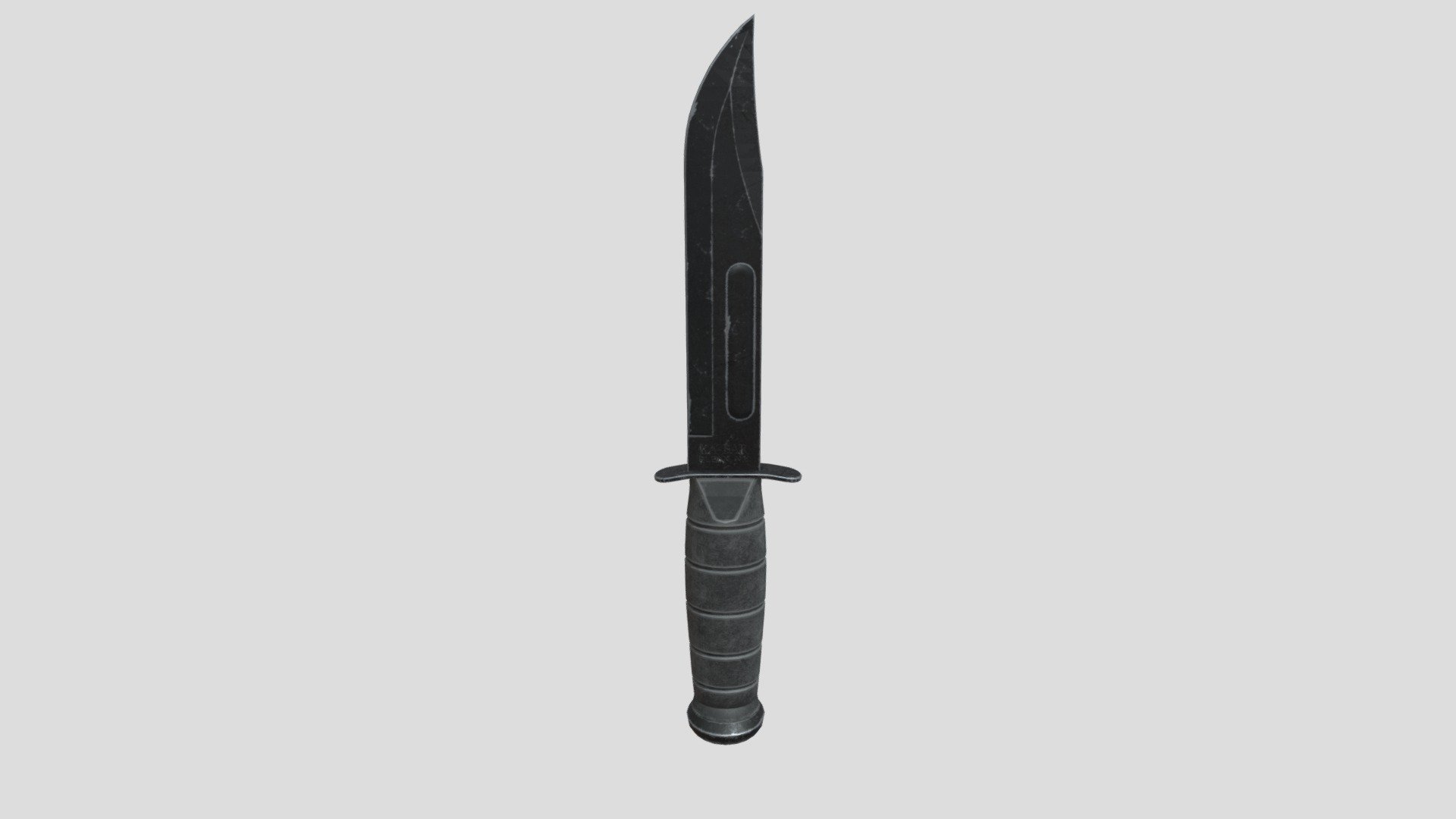 Combat_Knif - 3D model by KLChary (@LaxmanaChary) [b8294f5] - Sketchfab