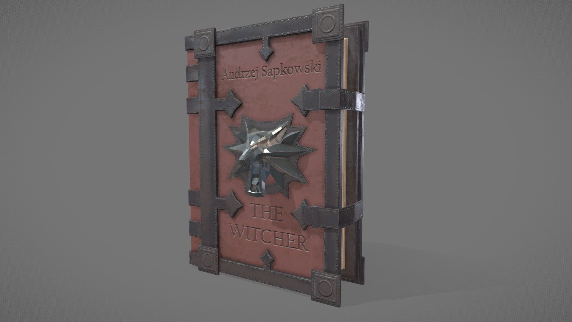 Stylized Book The Witсher - Download Free 3D model by Le91on (@le91onbk ...