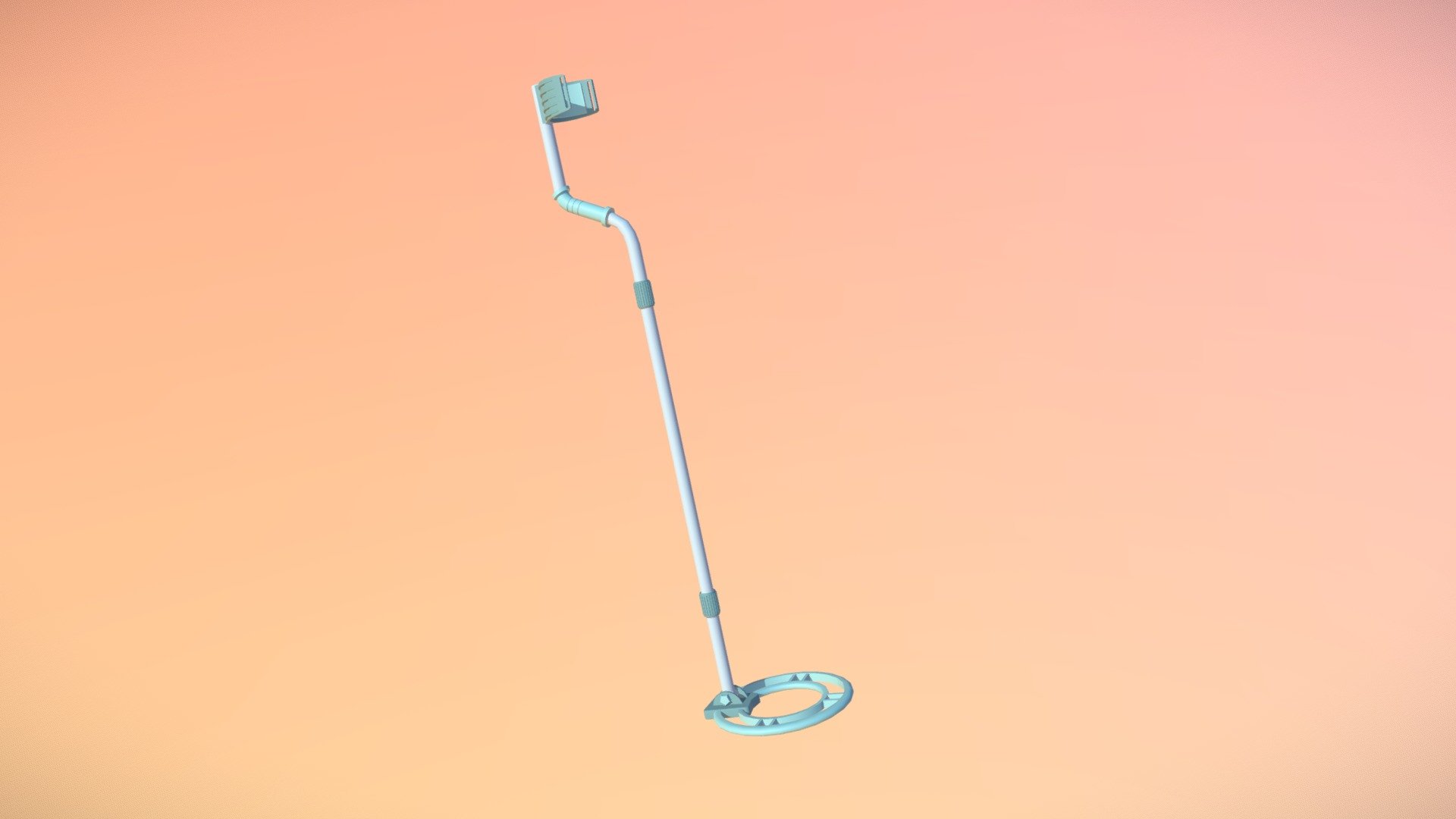 Metal Detector - 3D model by Holly_Hudson [b82b626] - Sketchfab